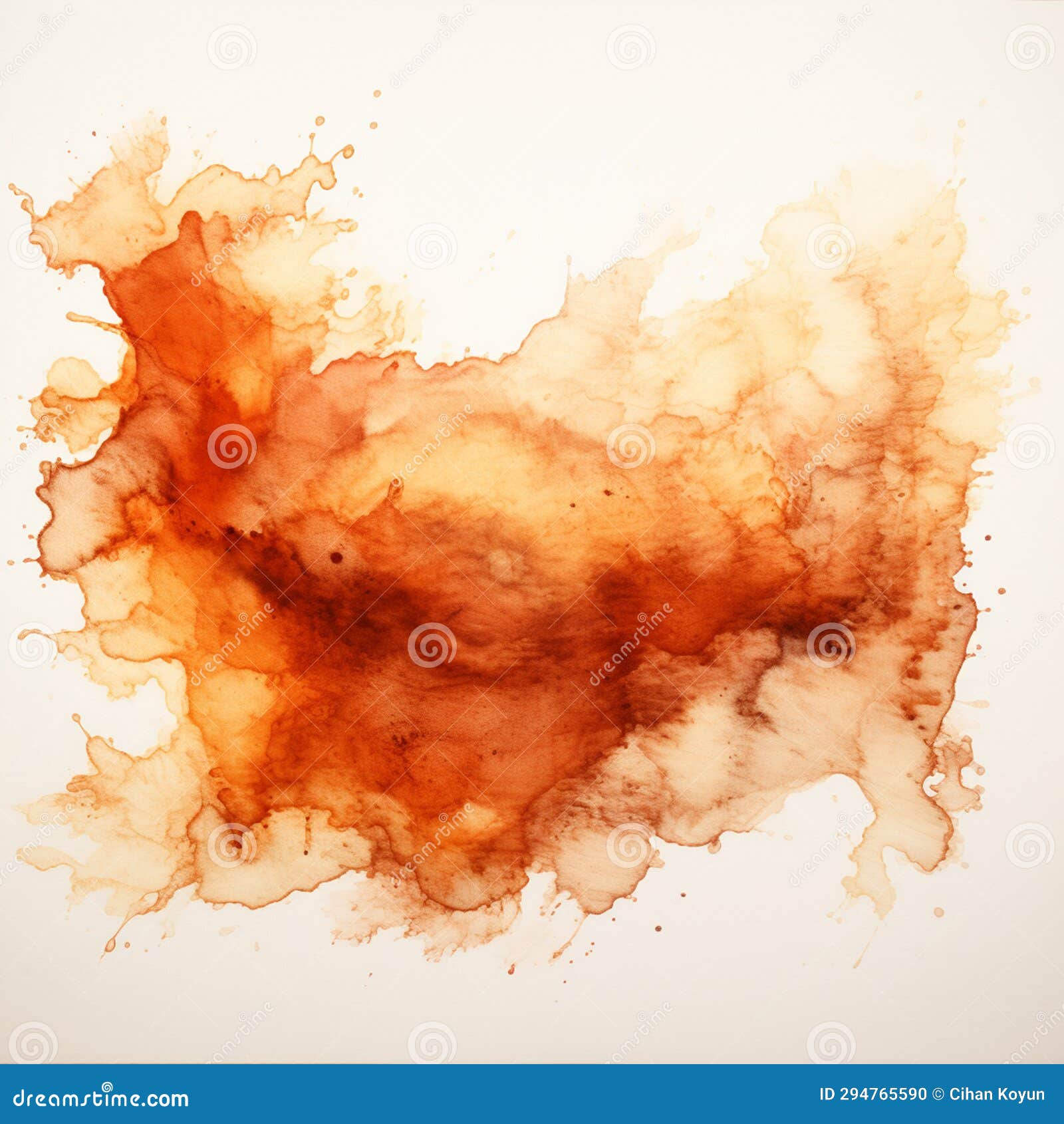 Splatted Ink with Handdrawn Paint and Splats Stock Illustration ...