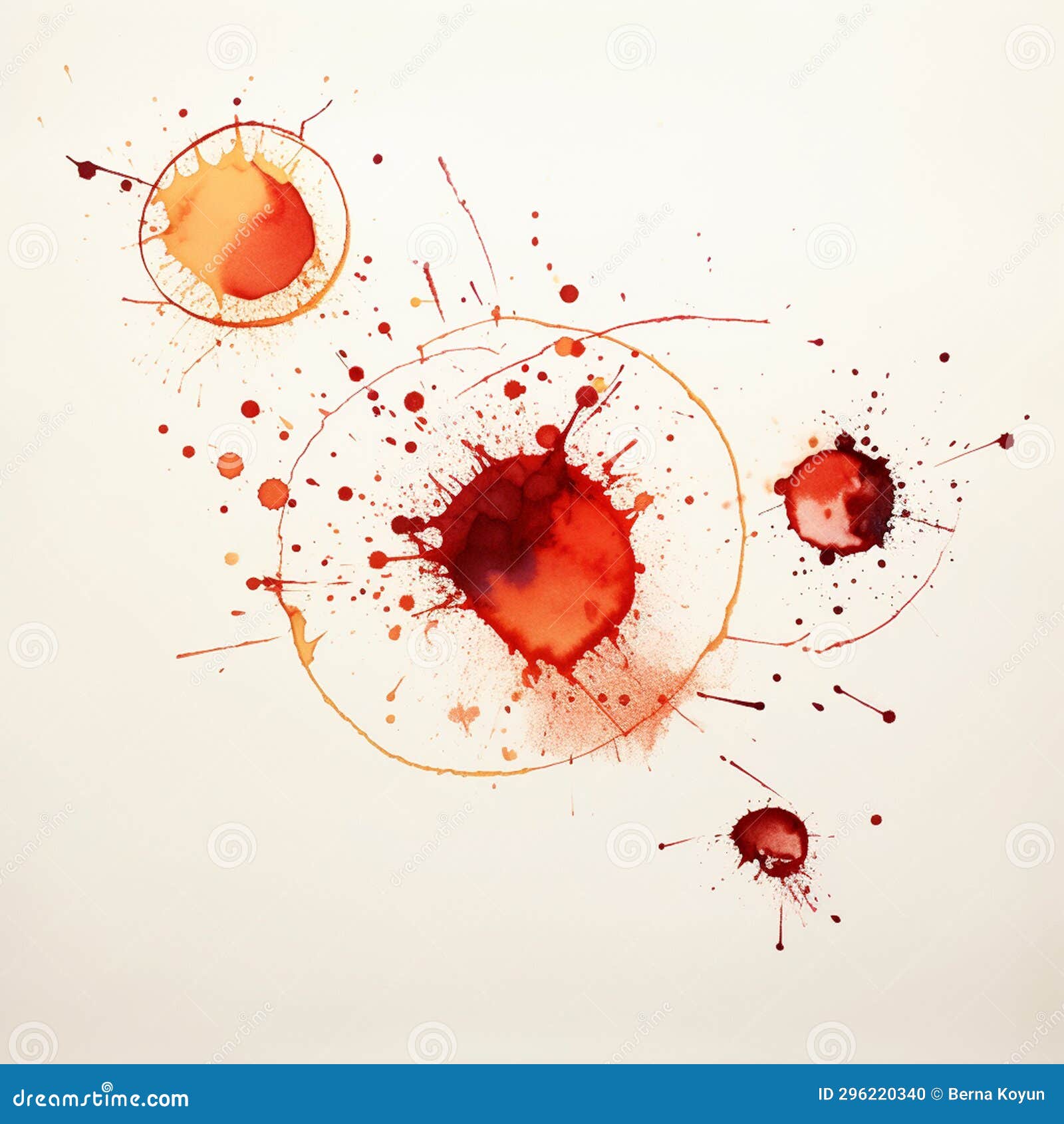 Splatted Paint with Abstract Drip and Grunge Elements Stock ...