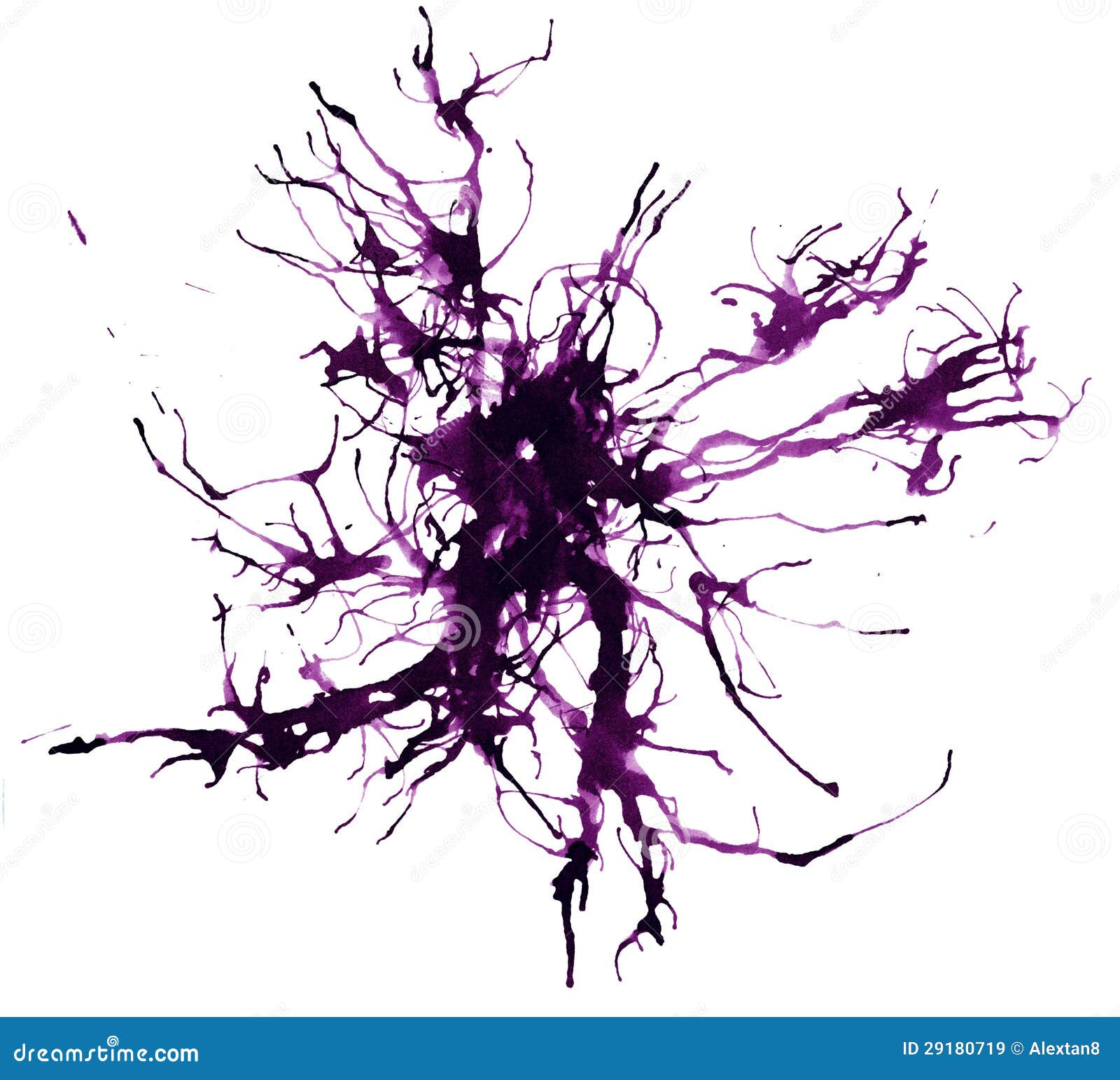 Splatter blob Ink stock illustration. Illustration of drawing - 29180719