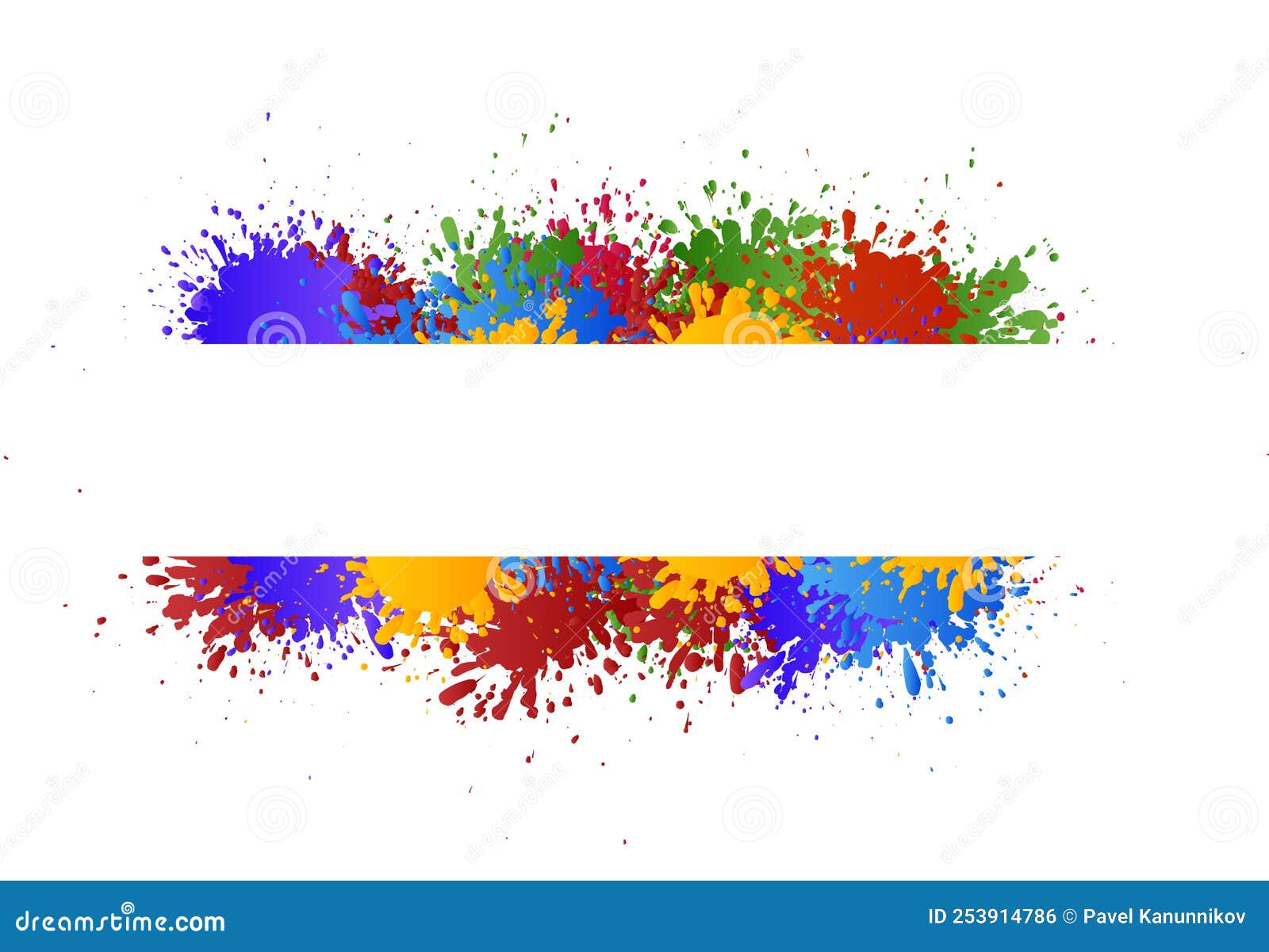 Splatter Color Background Illustration Vector Design Stock Vector ...