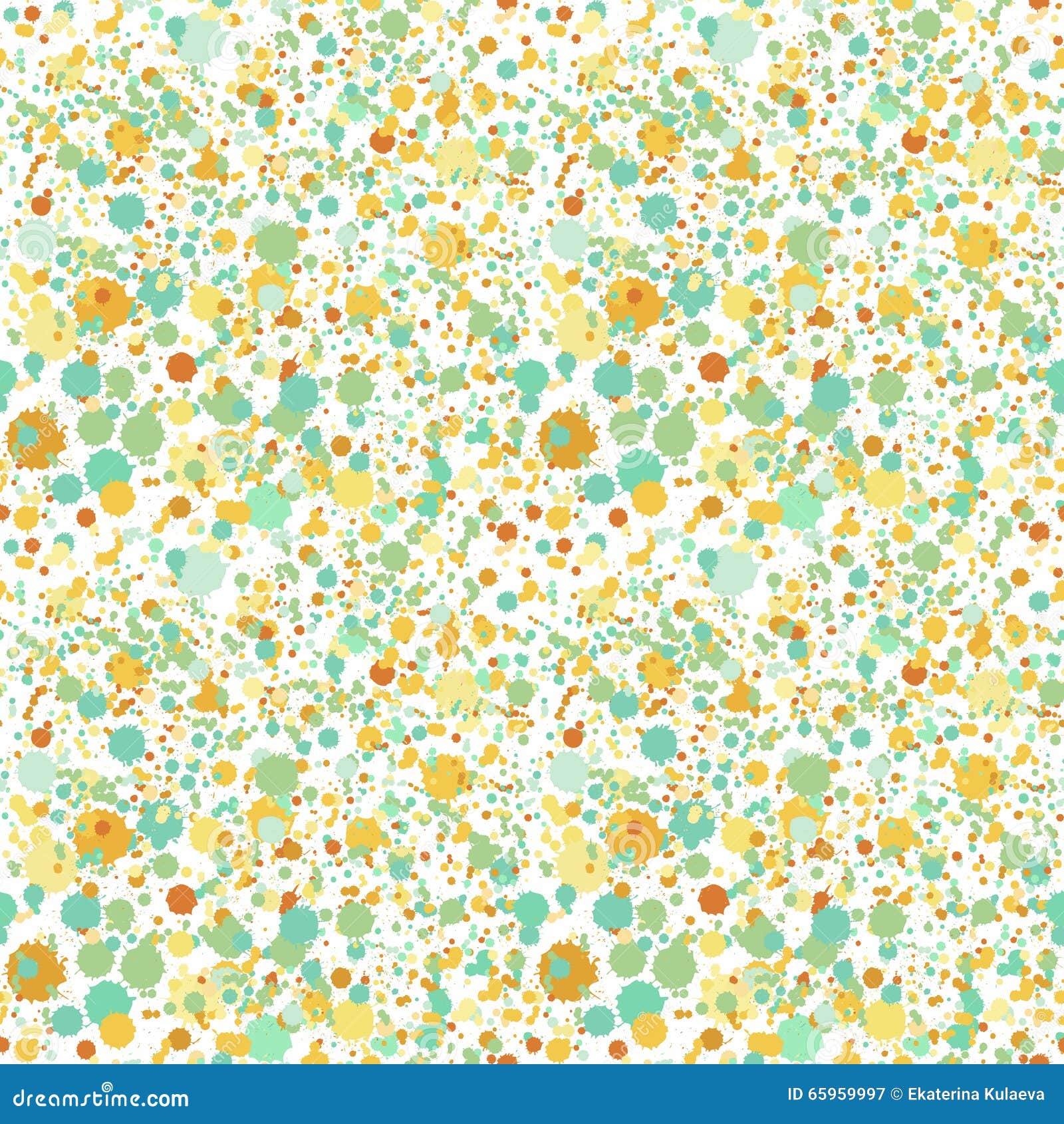 Splatter Dot Wallpaper Seamless Pattern. Stock Illustration ...