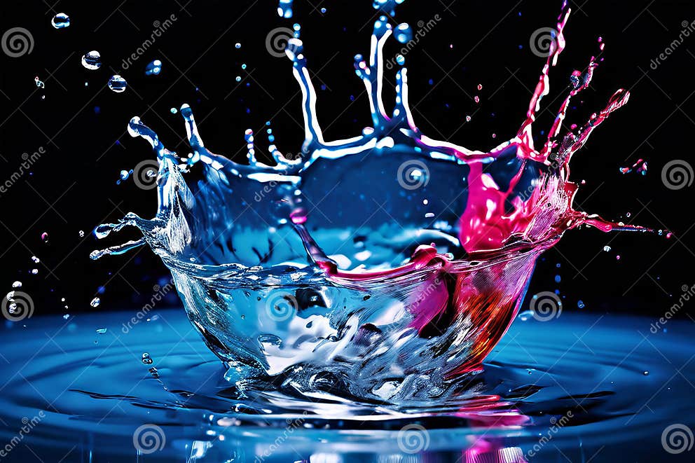 Splatter Drip Effects Incorporating Splatter and Drip Techniques Stock ...