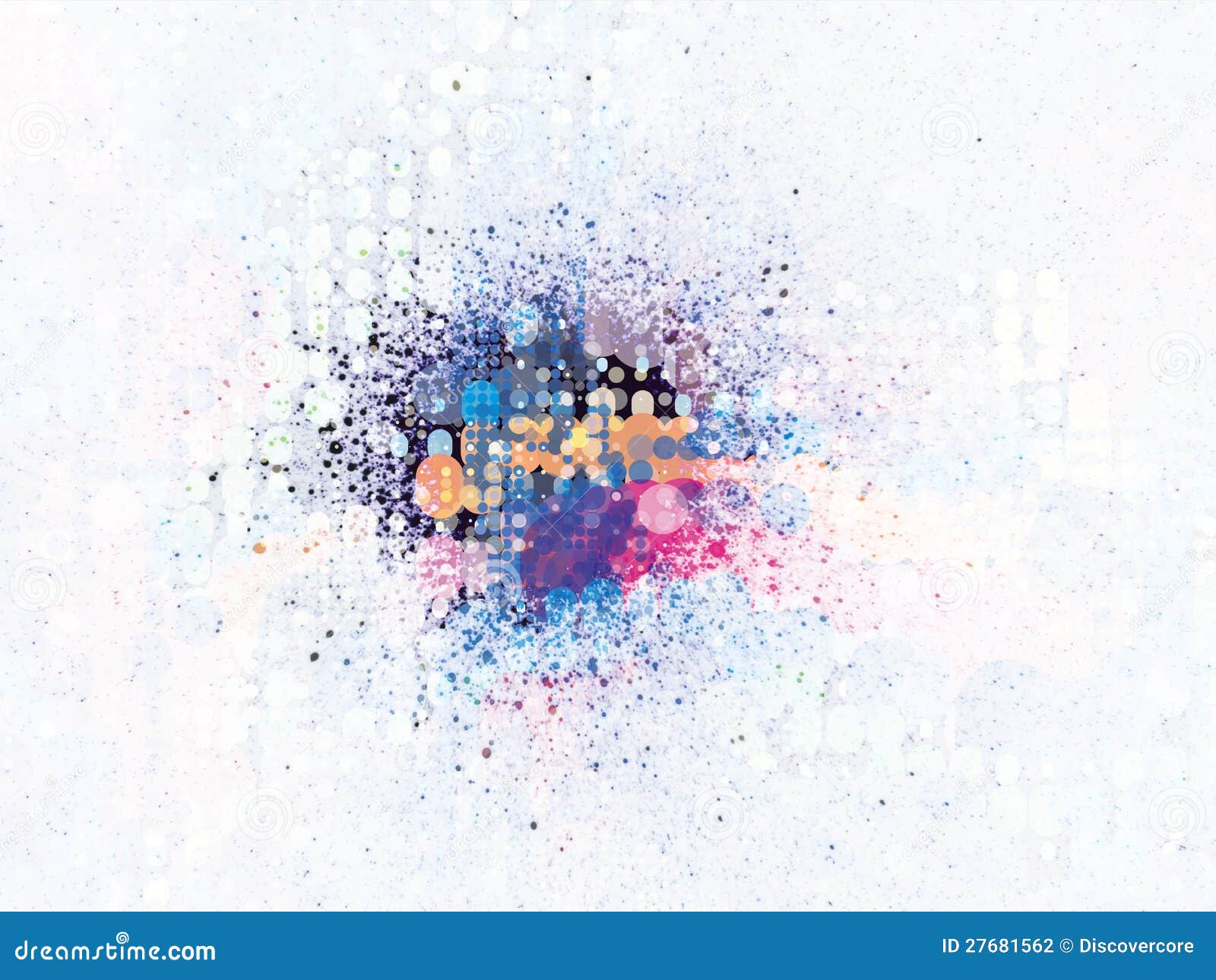 Splatter Explosion Halftone Stock Illustration - Illustration of ...