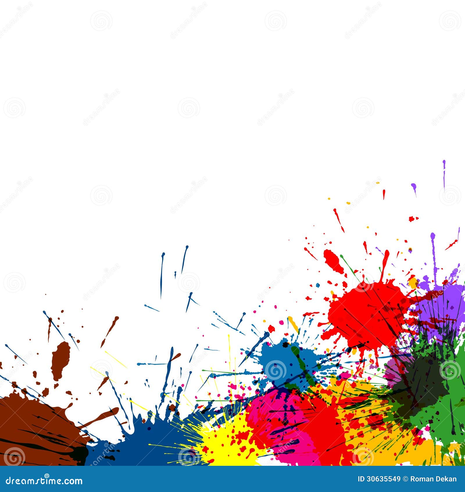 Splatter Paint Background stock vector. Illustration of texture - 30635549