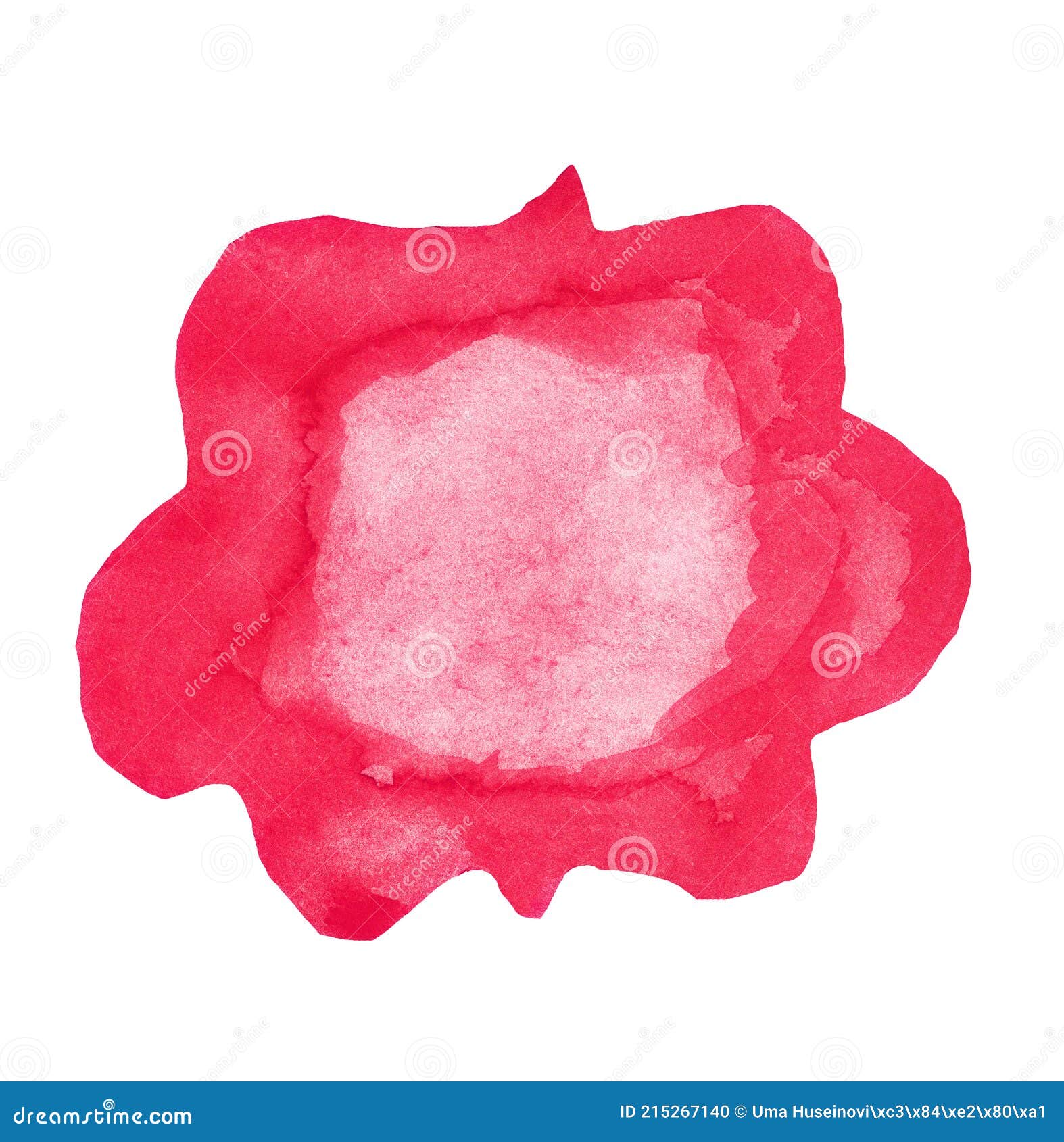 A Splatter of Red Watercolor Stock Illustration - Illustration of ...