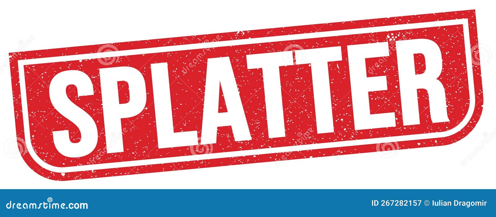 SPLATTER Text Written on Red Stamp Sign Stock Image - Image of splatter ...