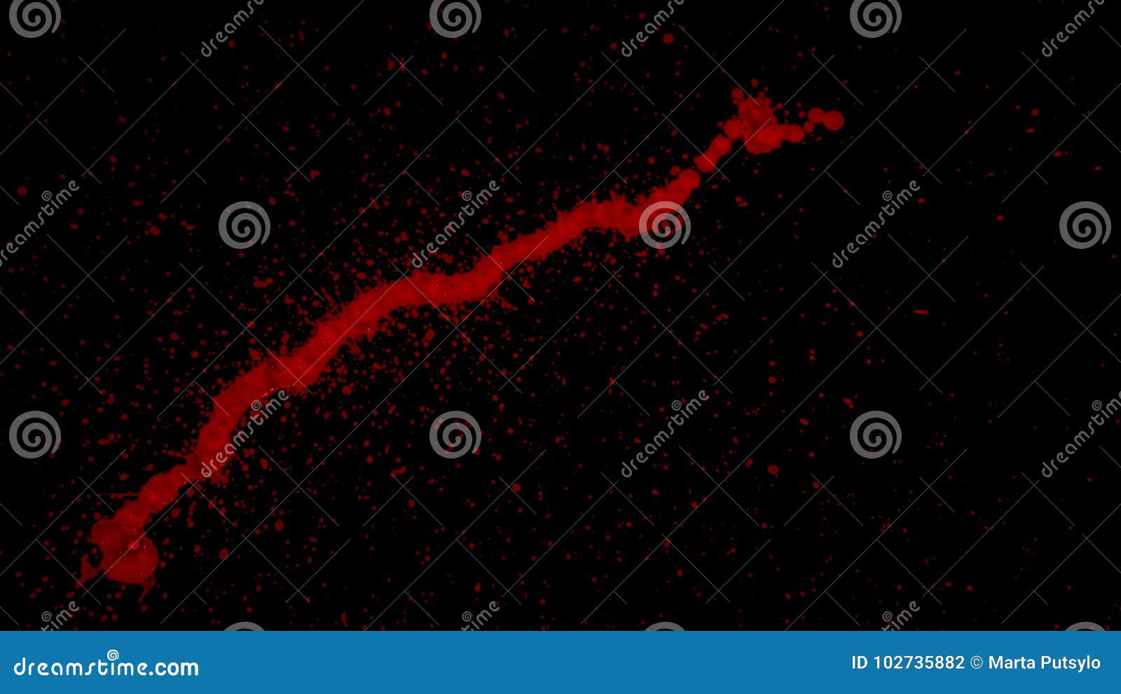 Splattered Blood Element stock photo. Image of drop - 102735882