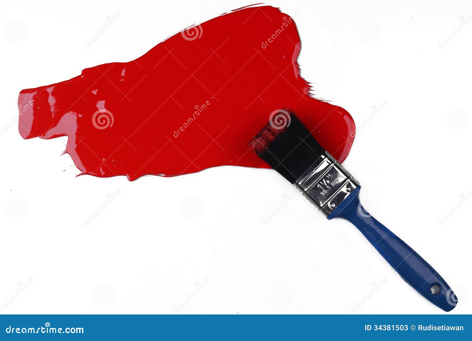 Splattered red paint stock image. Image of drop, blob - 34381503
