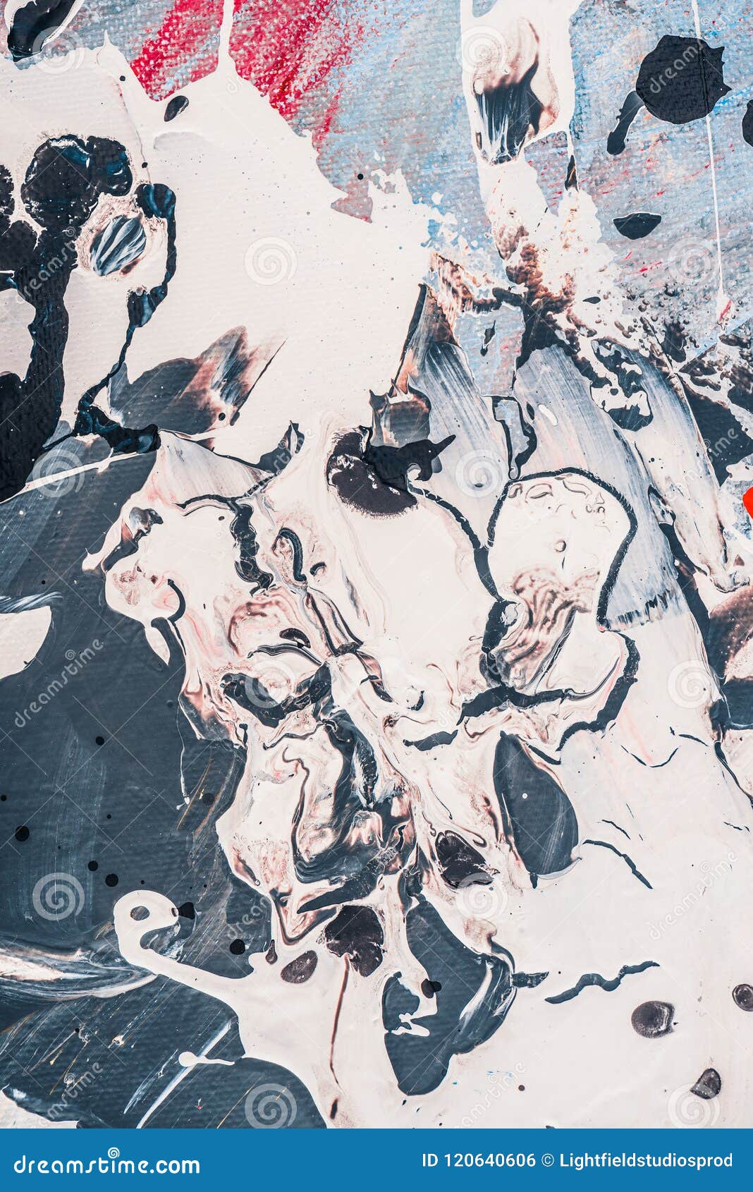 Splatters of Grey Oil Paint Stock Photo - Image of arts, splashes ...