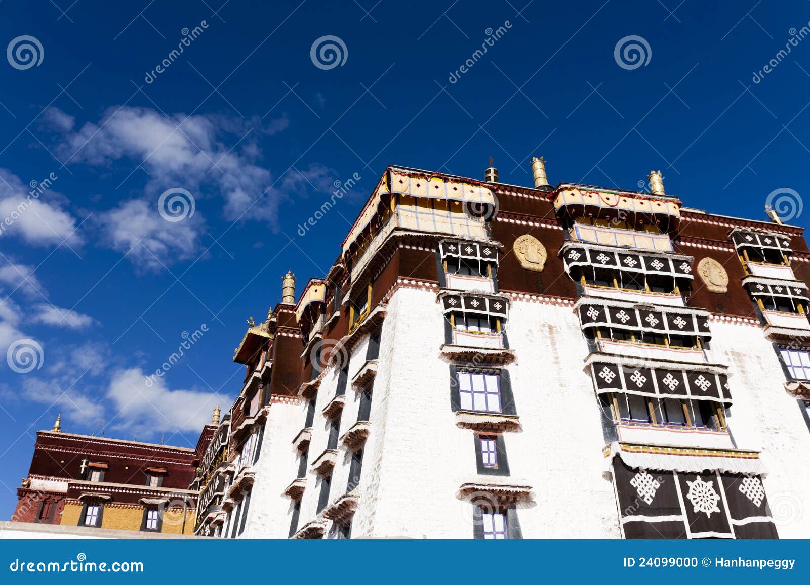 Splendent Building in Tibet Stock Photo - Image of place, spirituality ...