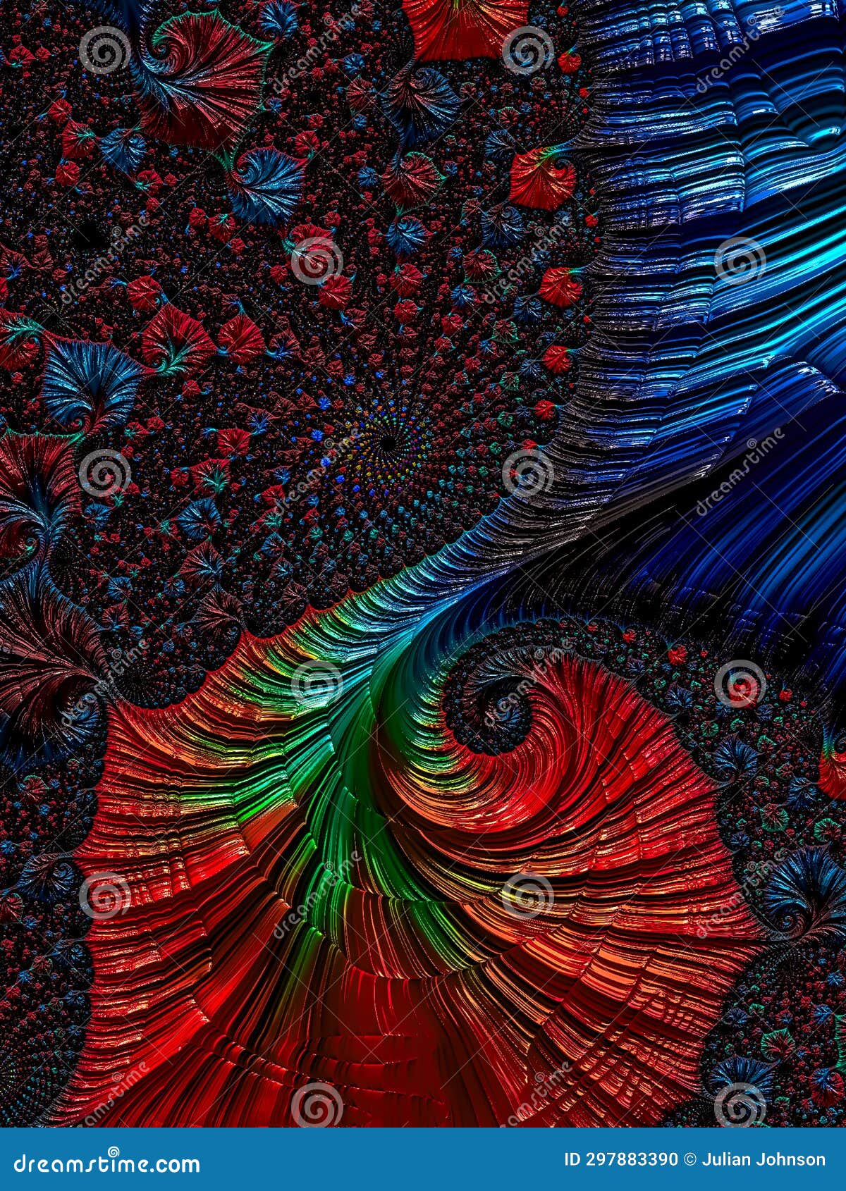 A Splendid 3D Colorful Design Background Texture. Stock Illustration ...