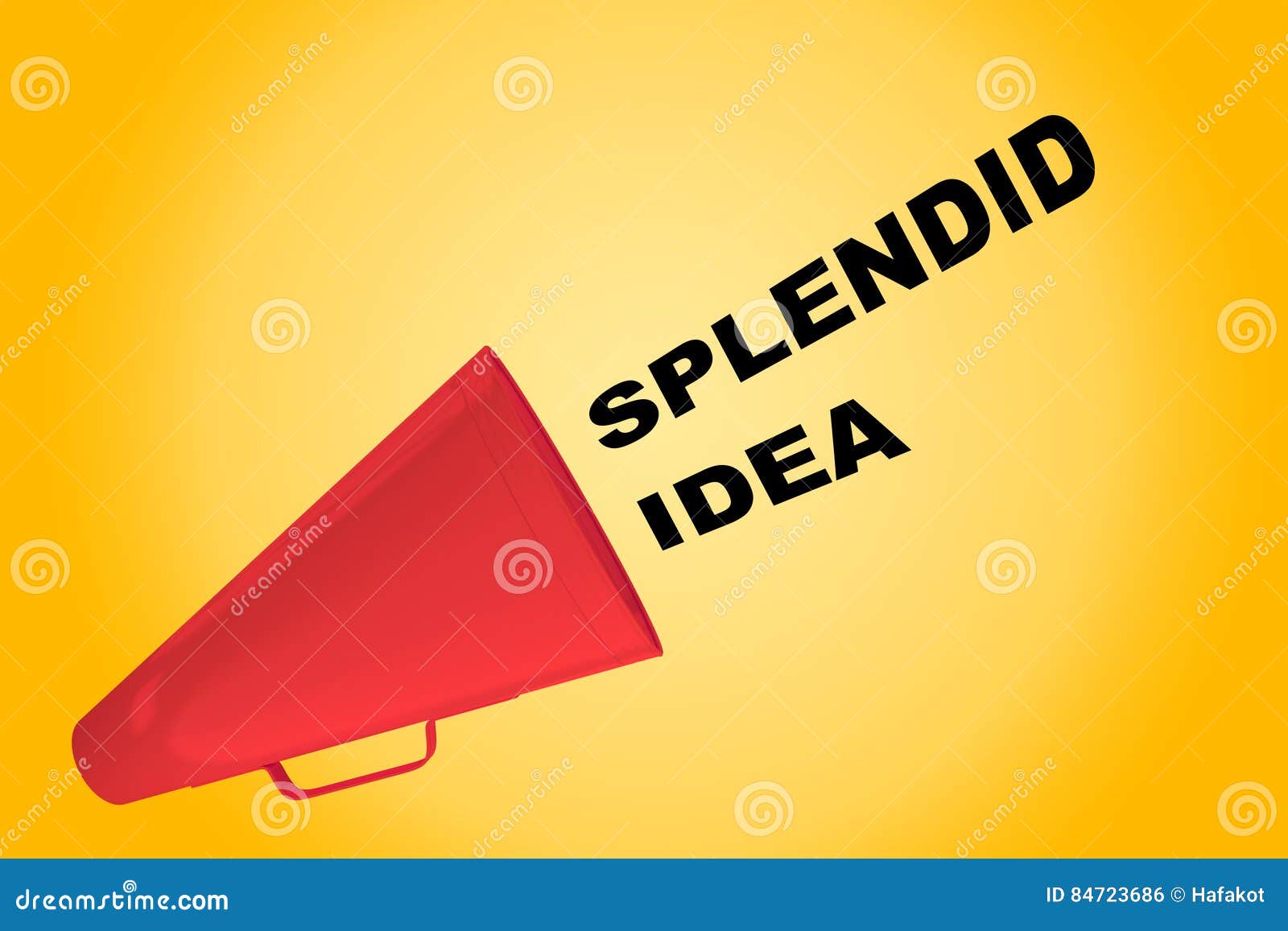 Splendid Idea concept stock illustration. Illustration of list - 84723686