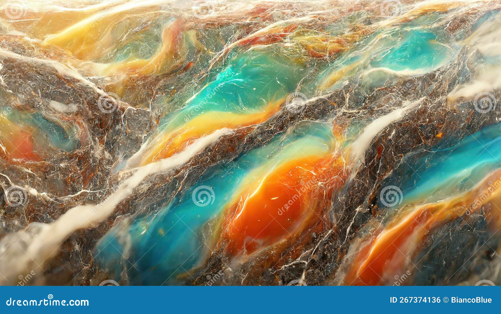 Splendid Vibrant Color Marble Luxury Abstract in . Stock Illustration ...