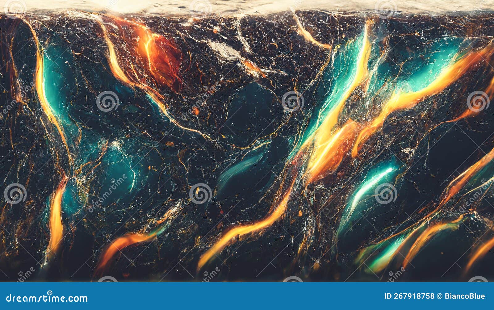 Splendid Vibrant Color Marble Luxury Abstract in Digital Art 3D ...