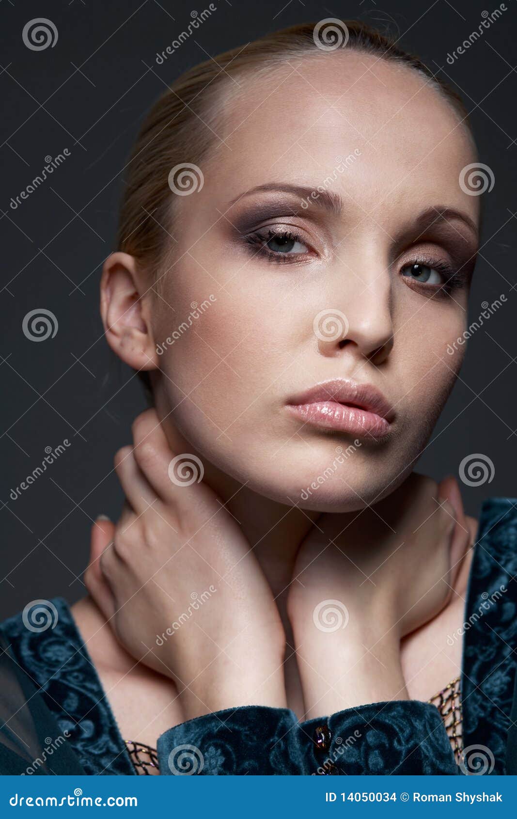 Splendid Woman stock photo. Image of hands, idyllic, lips - 14050034