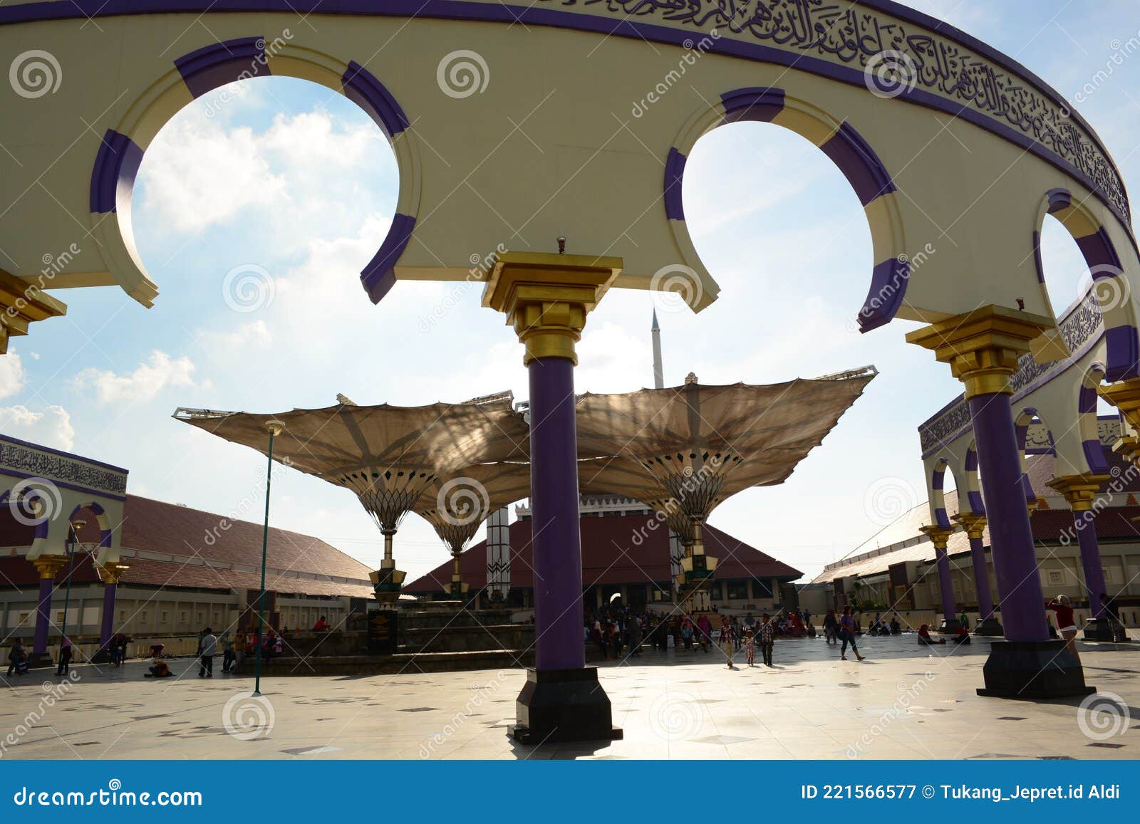 The Splendor of the Great Mosque of Central Java Editorial Photography ...