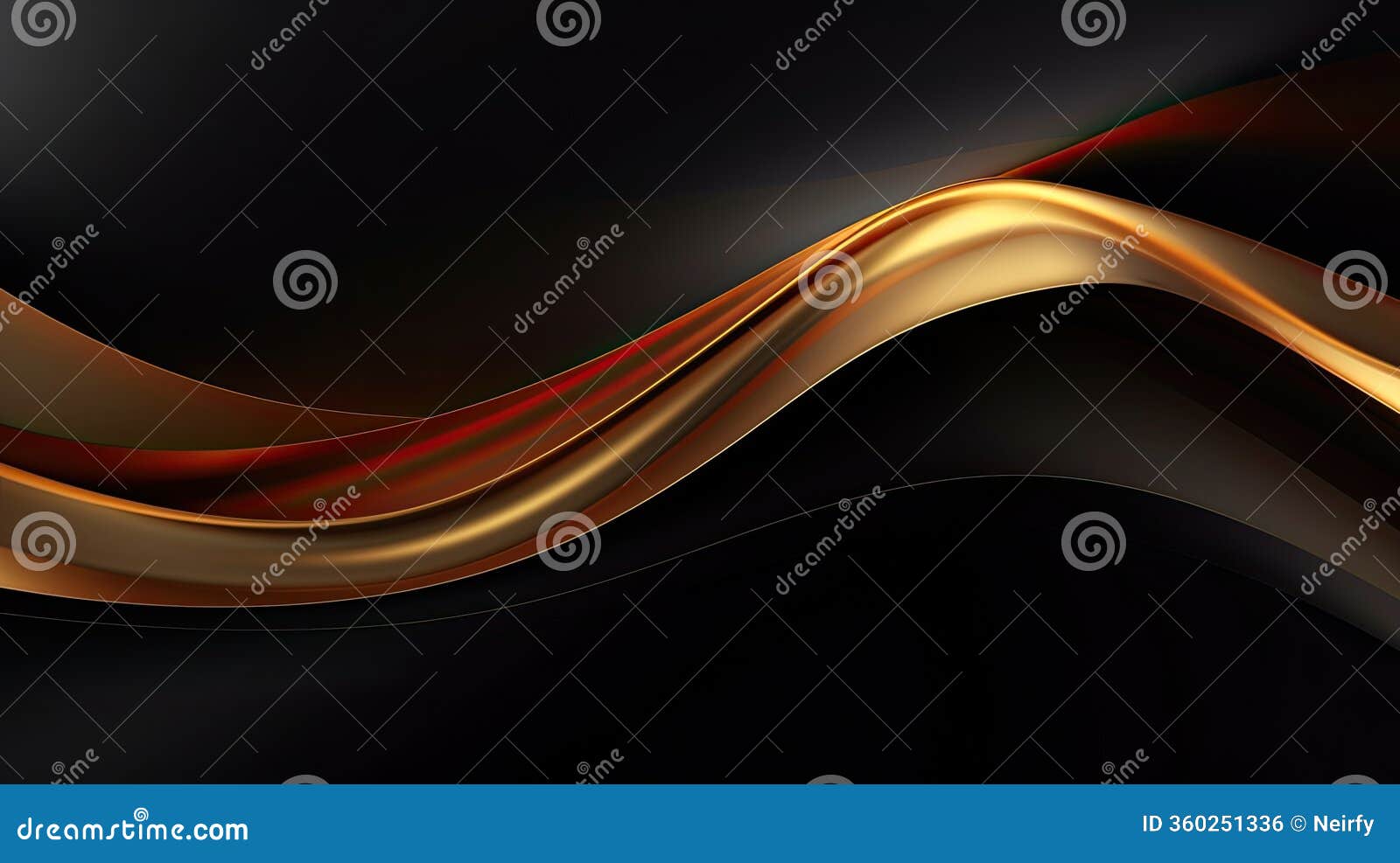 The Splendor Of Luxury Black Gold Abstract Background. Stock Image ...