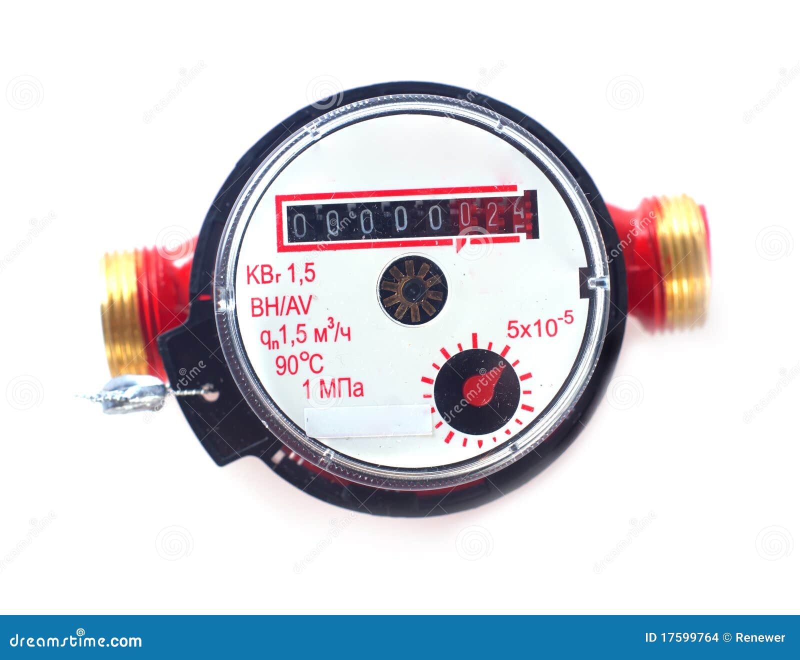 Water Counter Installed In Residential Buildings Royalty-Free Stock ...