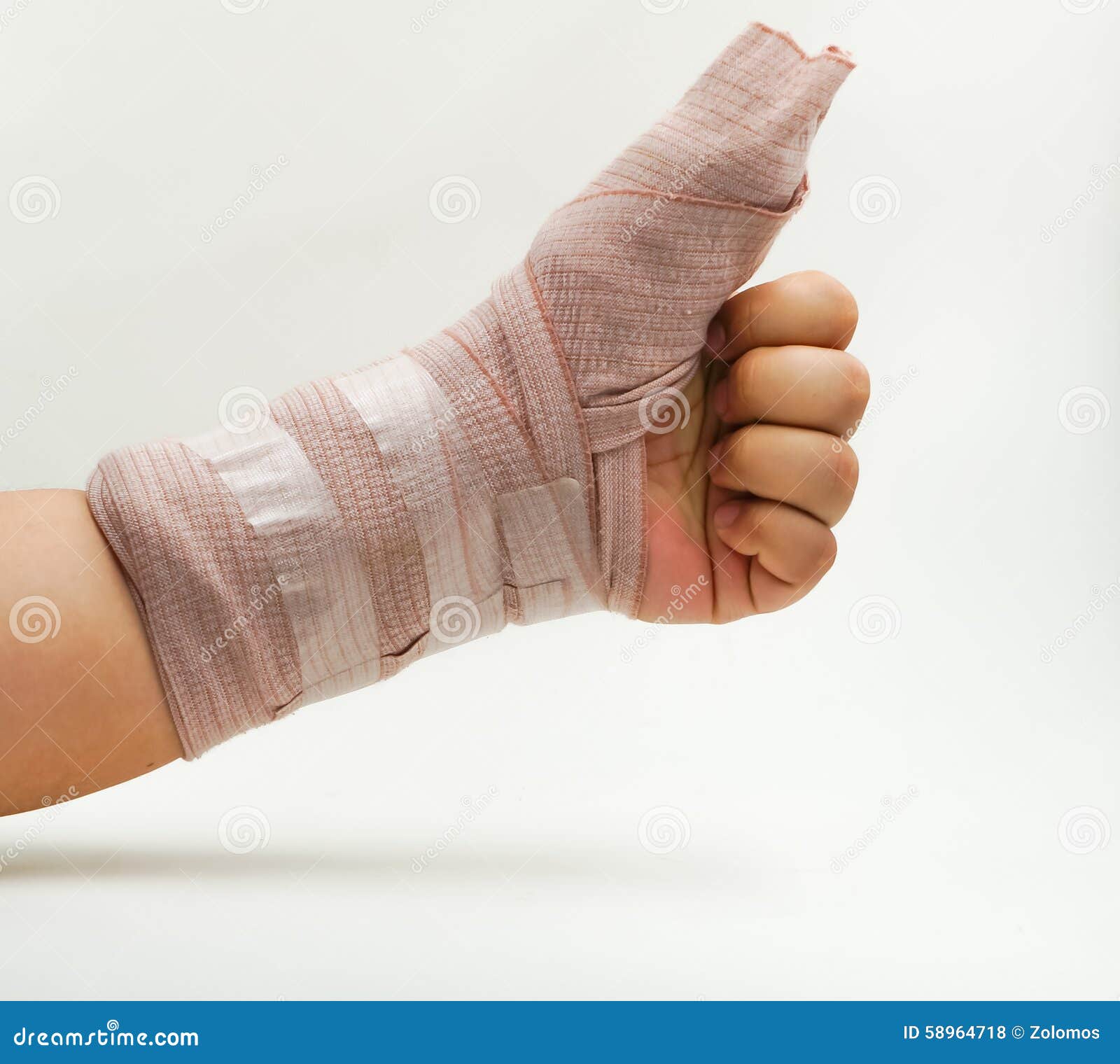 Splint Finger a Broken Bone Stock Photo - Image of body, male: 58964718