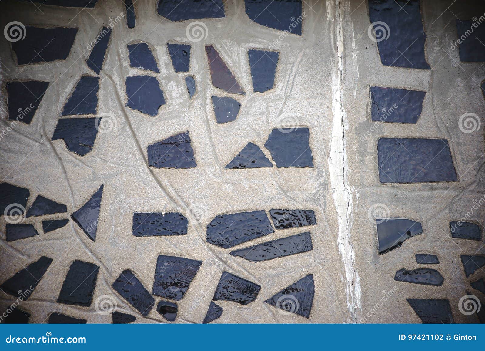 Splinter of glass tiles stock photo. Image of element - 97421102