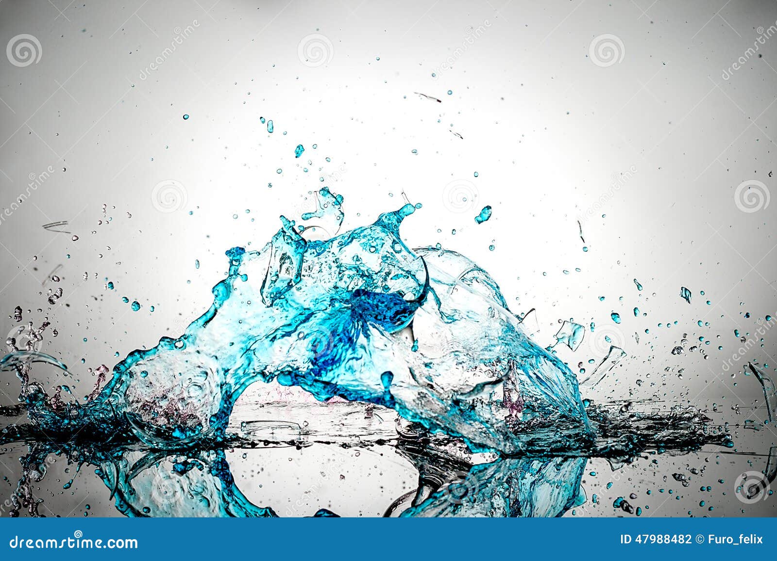 Splintering Wine Glasses and Liquid Splash Stock Photo - Image of ...