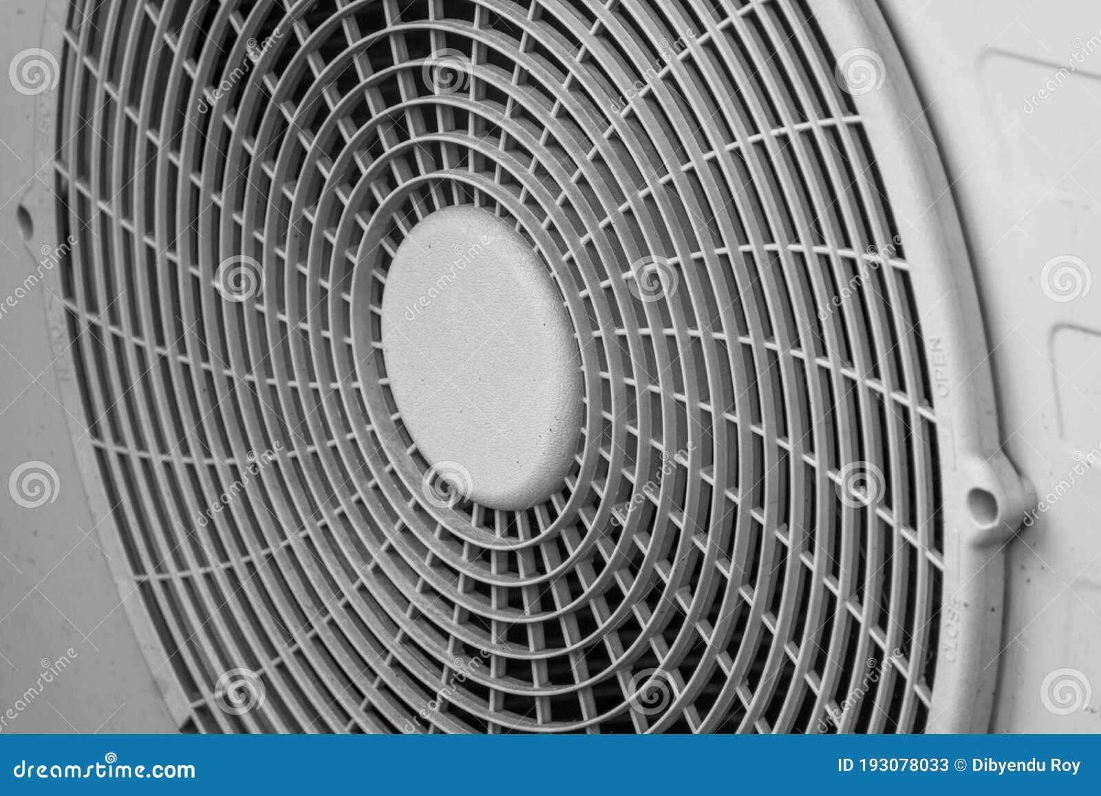 Split ac outdoor unit editorial stock photo. Image of grid - 193078033