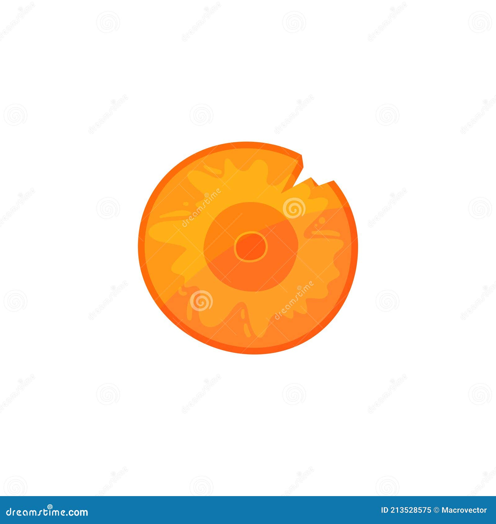 Split Carrot Flat Composition Stock Vector - Illustration of ...