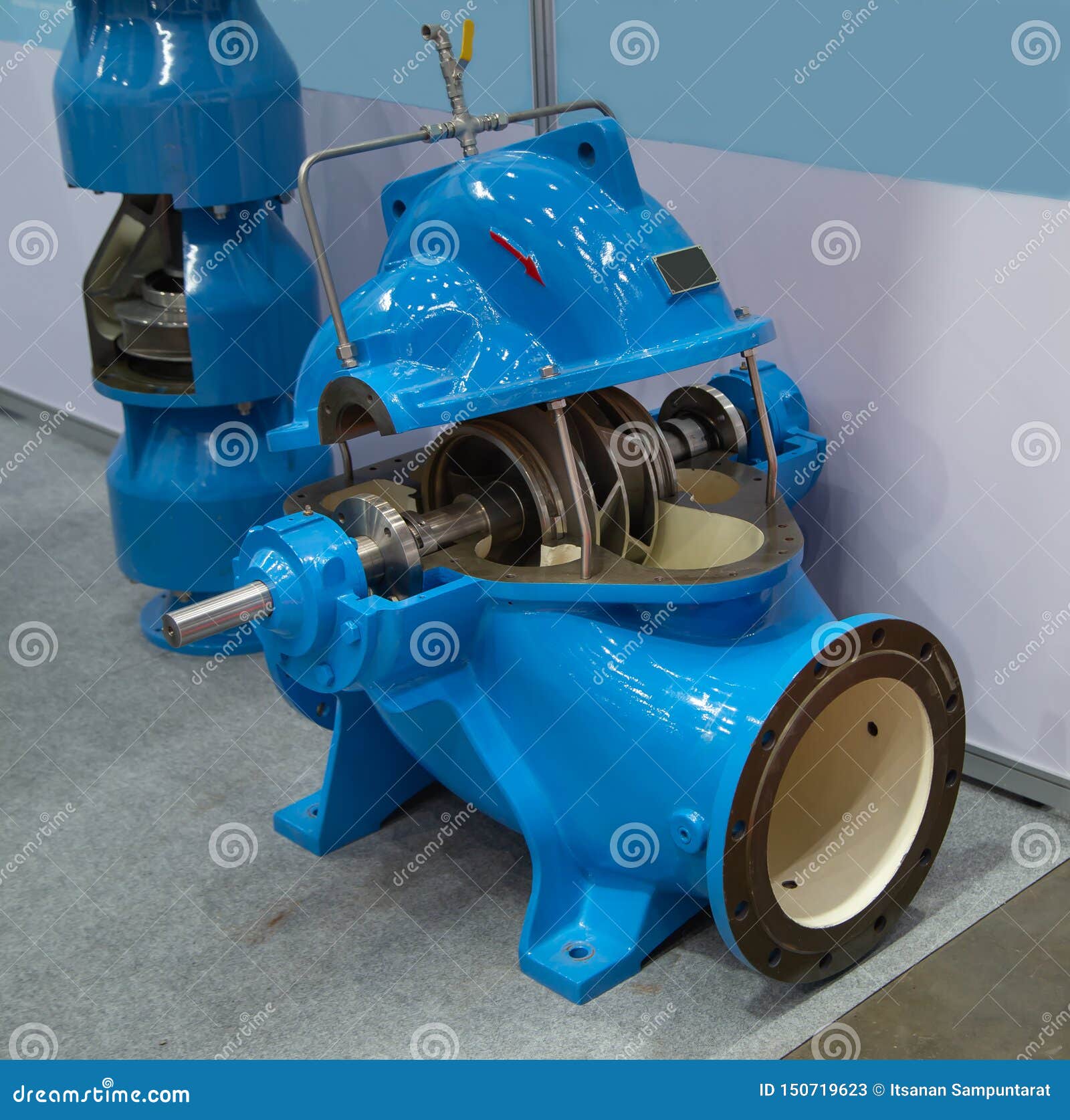 Split Case Pump stock image. Image of machine, distribution - 150719623