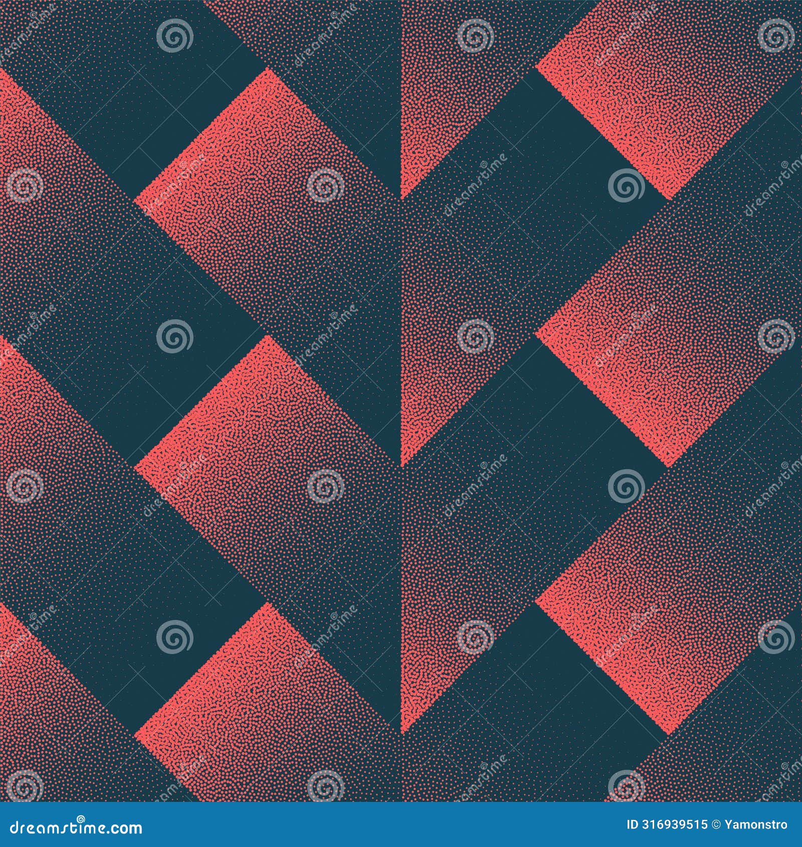 Split Chevron Modern Seamless Pattern Trend Vector Red Black Abstract ...