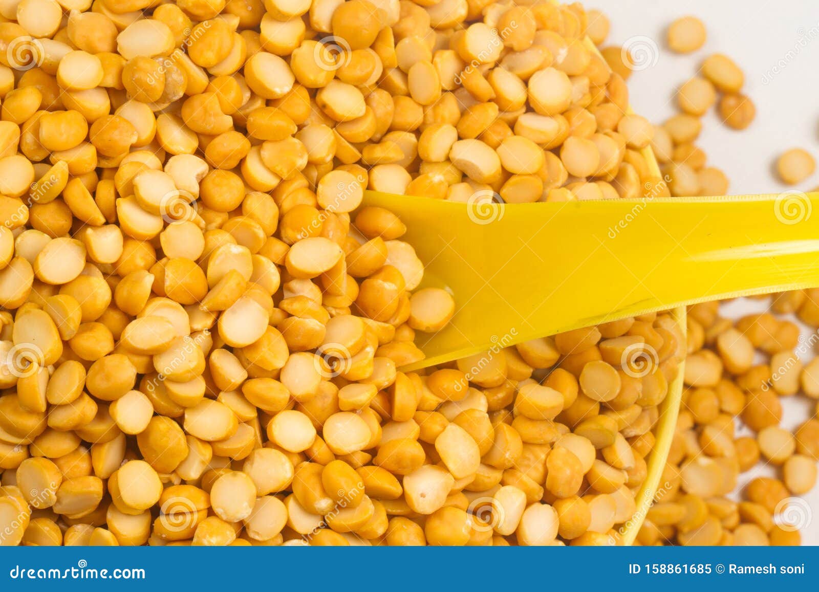 SPLIT CHICKPEAS stock image. Image of daal, agriculture - 158861685