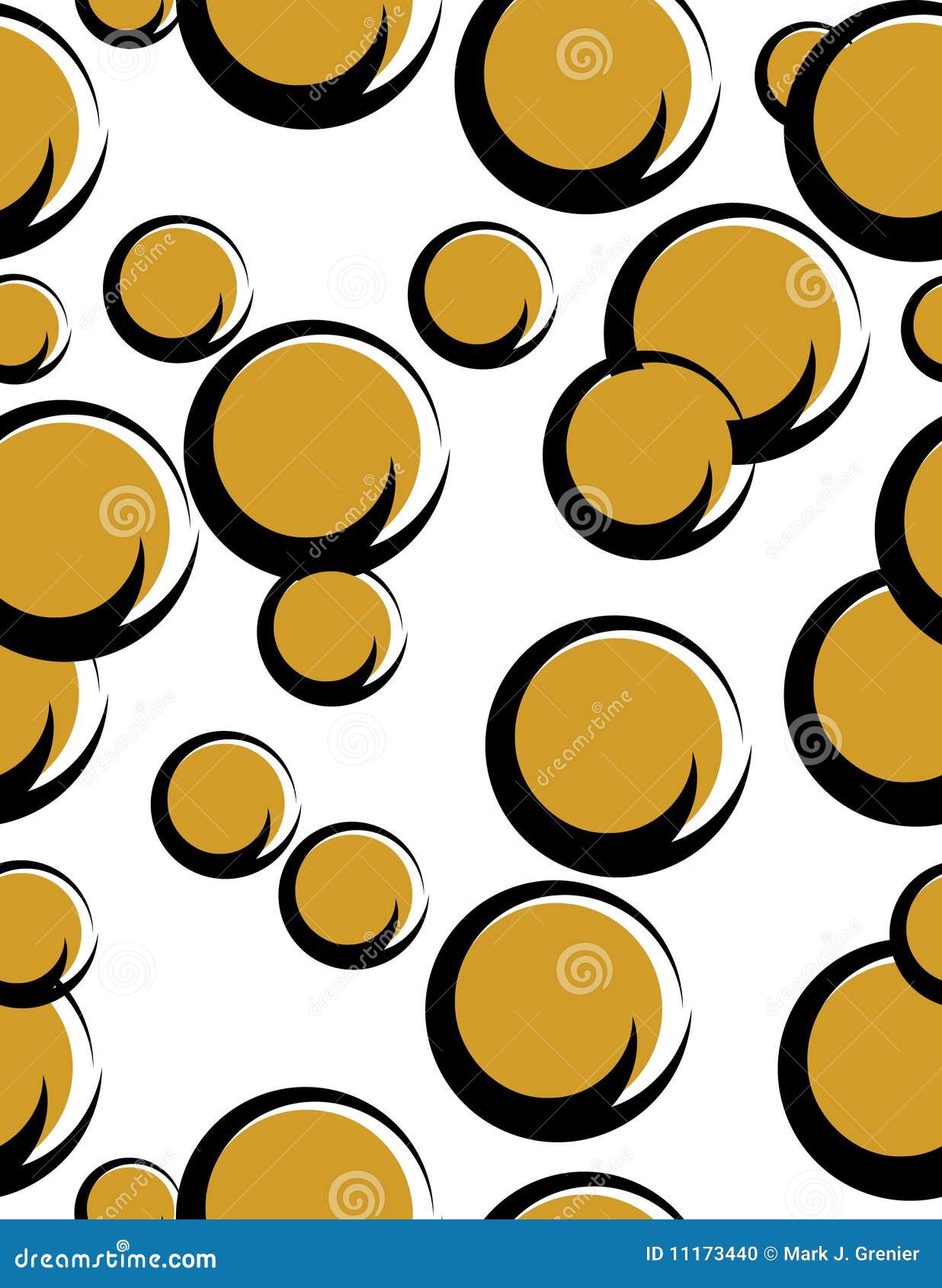 Split-circle Seamless stock vector. Illustration of decorative - 11173440