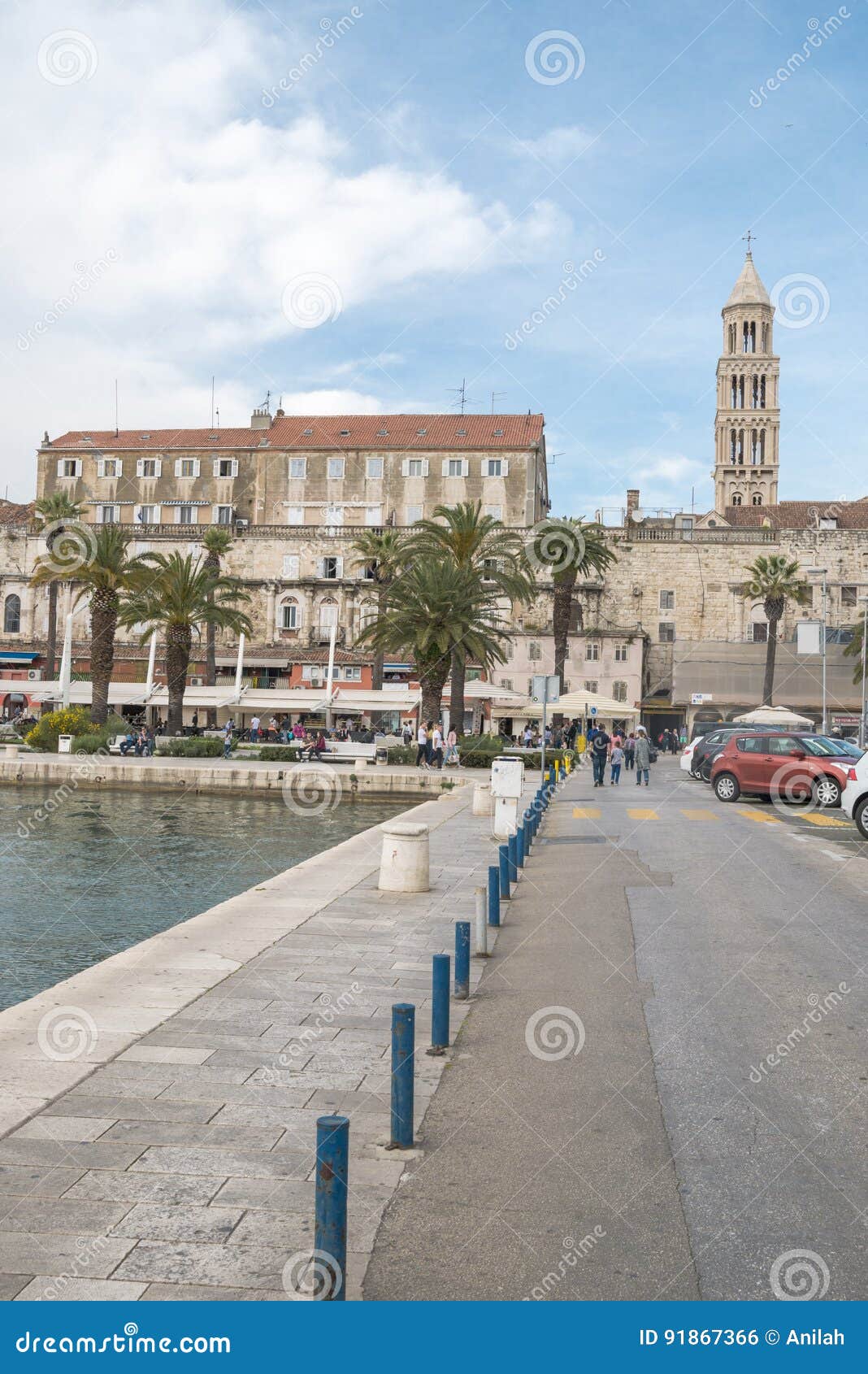 Split city, Croatia editorial photo. Image of historic - 91867366