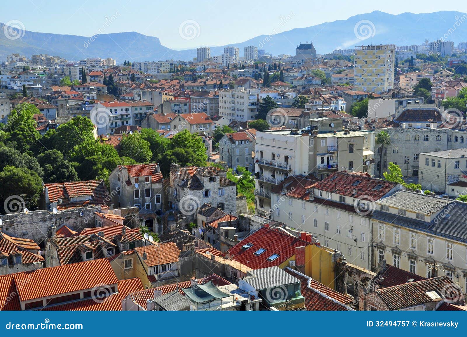 Split cityscape stock image. Image of panorama, brown - 32494757