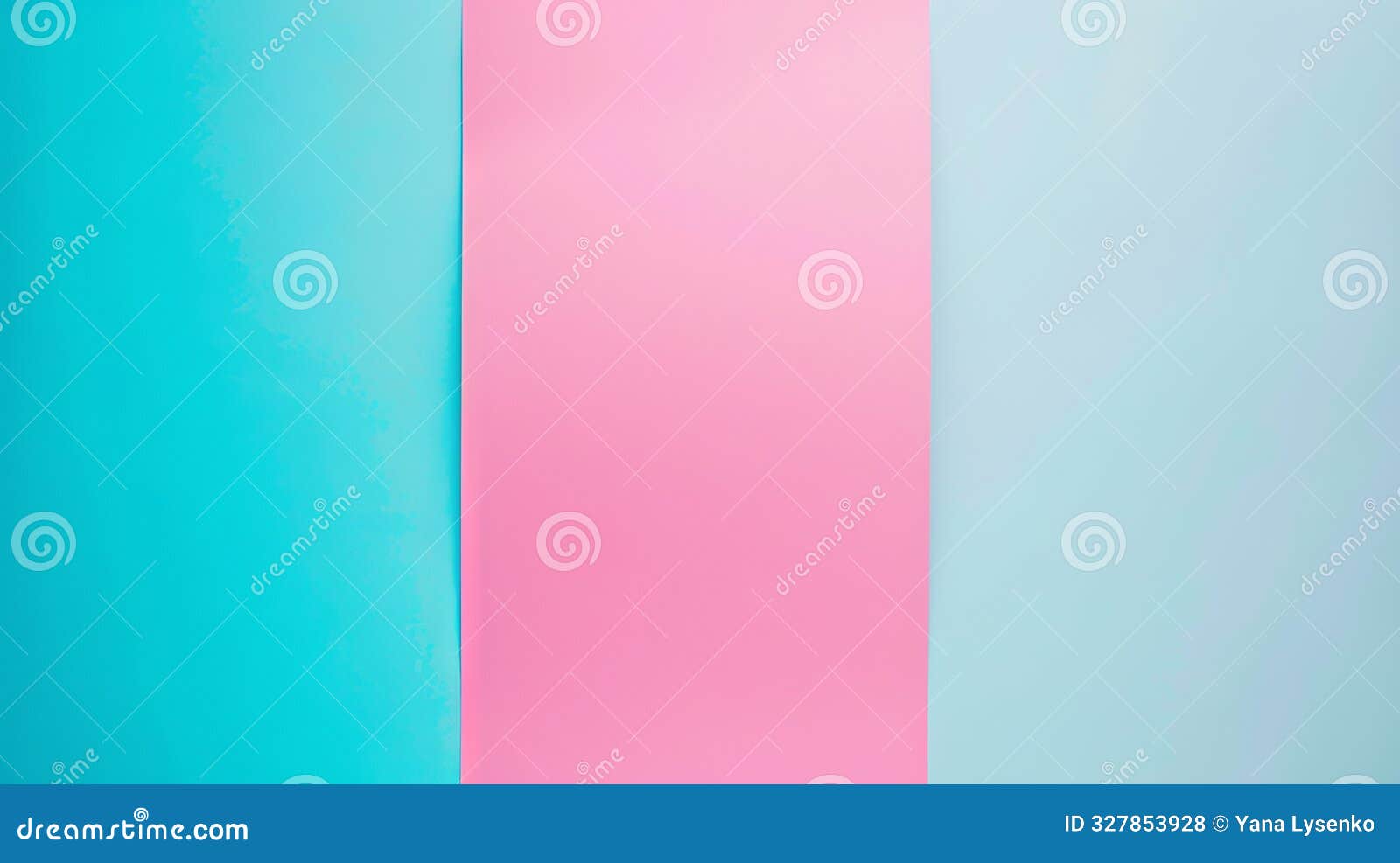 Split Color Background in Shades of Aqua Blue and Vibrant Pink. Concept ...