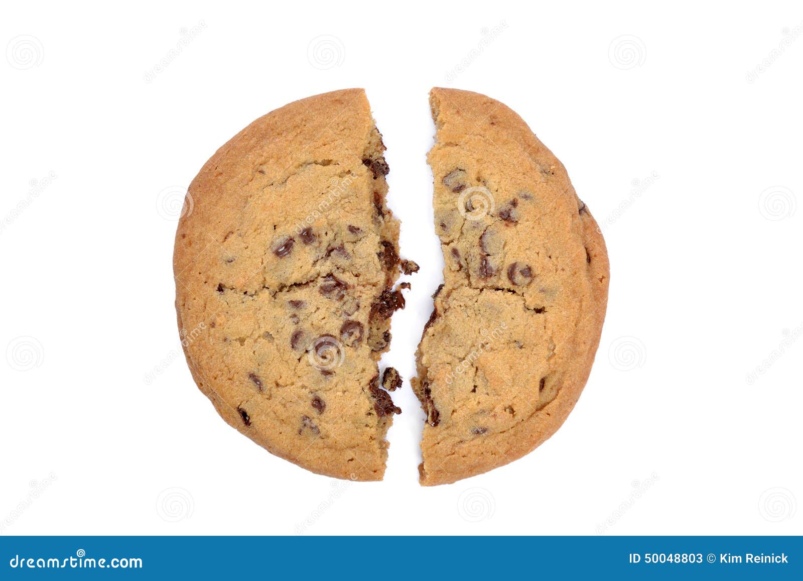Split Cookie stock image. Image of homemade, portion - 50048803