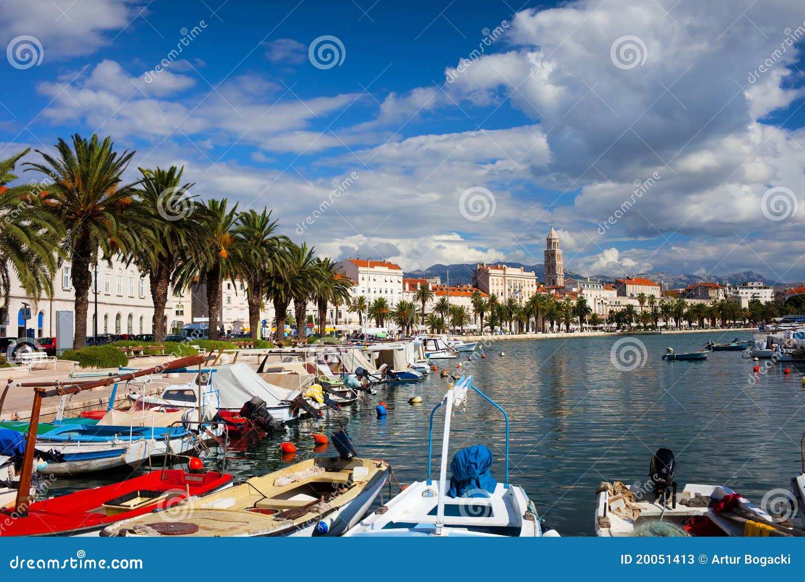 City of Split in Croatia stock image. Image of promenade - 20051413