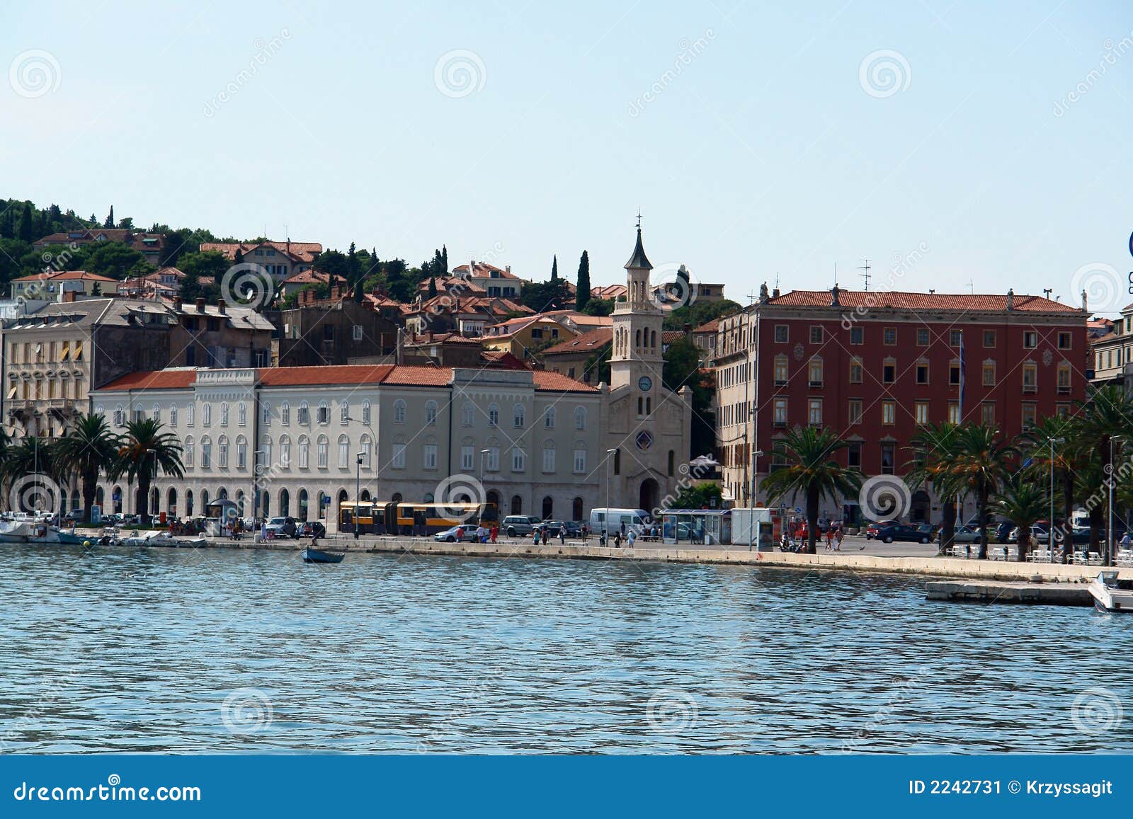 Split, Croatia stock image. Image of coastal, scene, buildings - 2242731