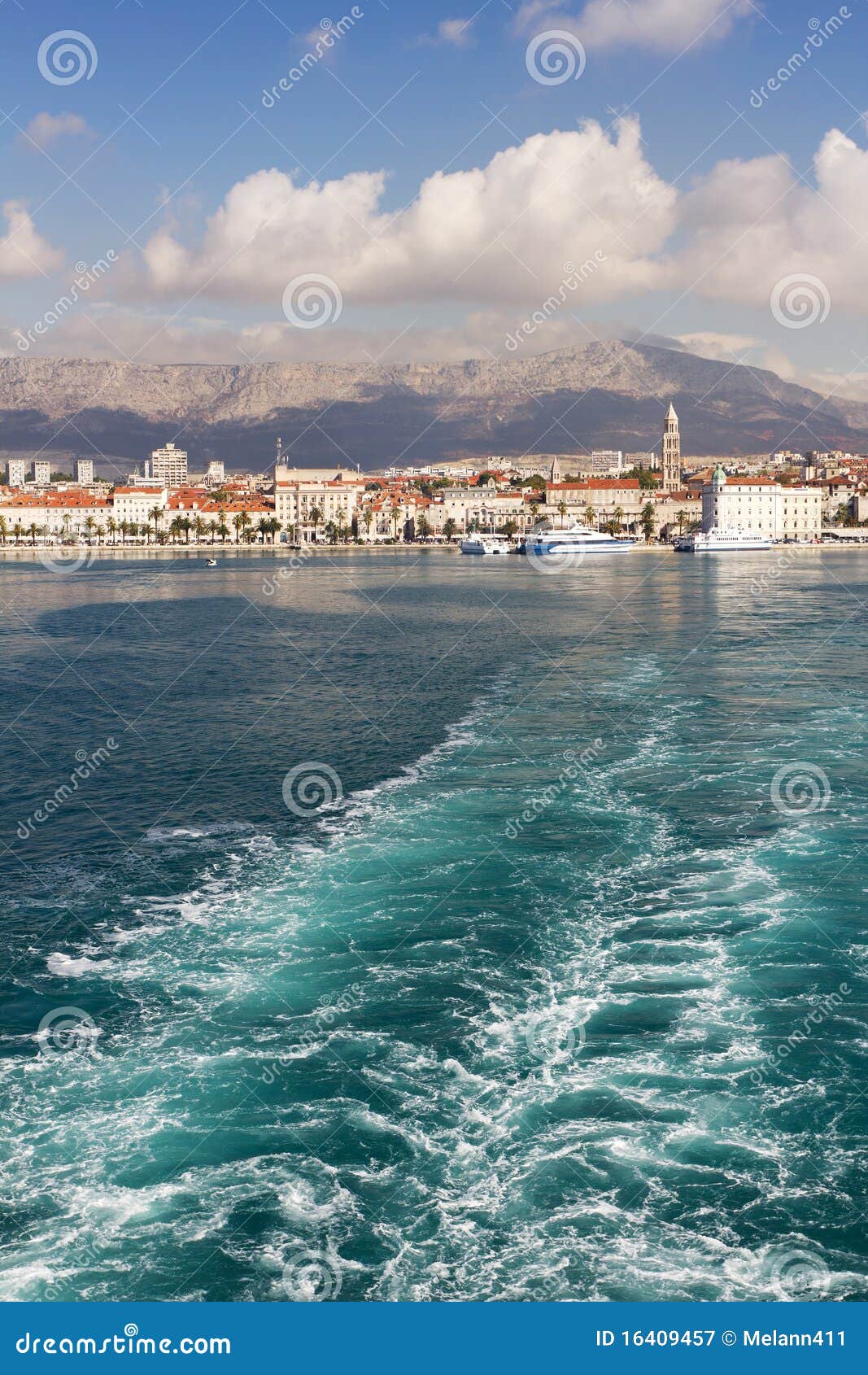 Split, Croatia on the Adriatic Sea Stock Image - Image of coastal ...