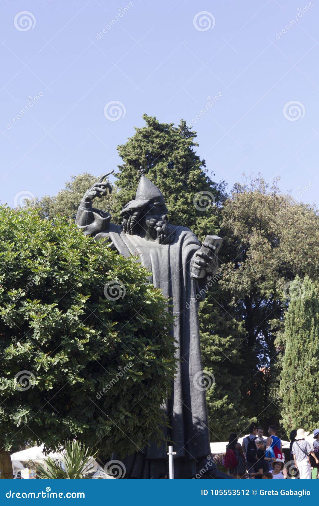 The Giant Statue of Gregory on Nin Statue in Split, Croatia Editorial ...