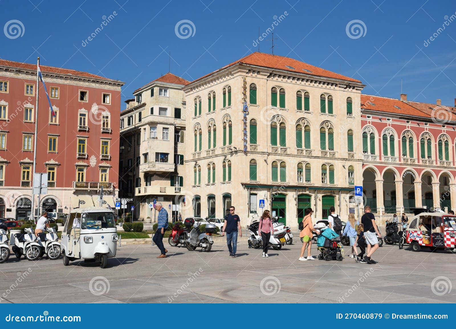 Split, Croatia. Central Embankment, October 17, 2022 Editorial Stock ...