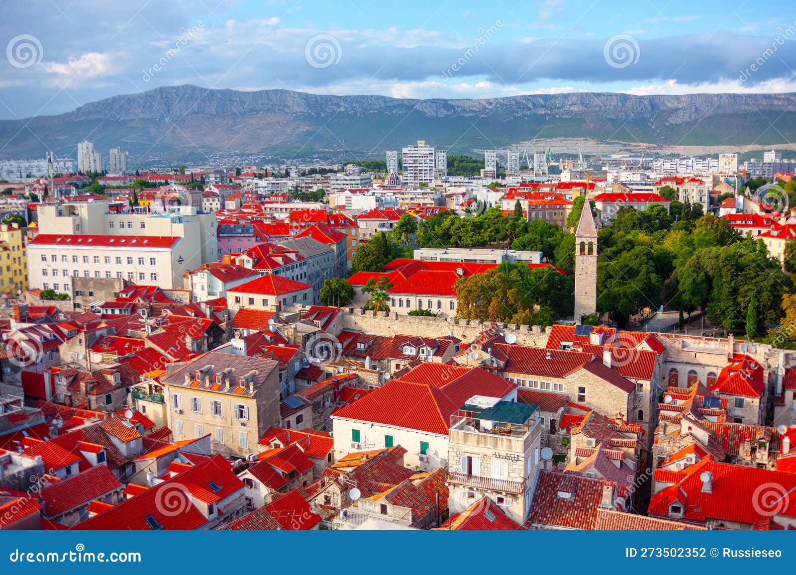 Split Croatia City Center stock photo. Image of architecture - 273502352