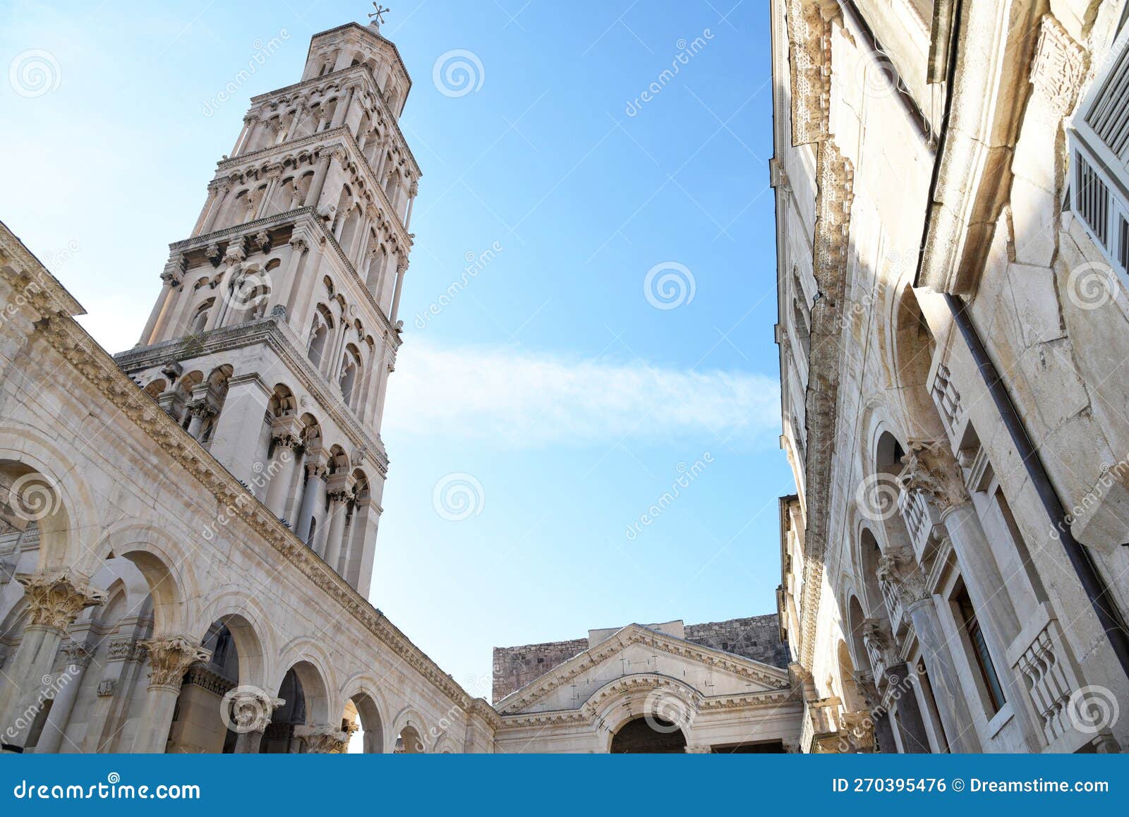 Split, Croatia. Elements of the Ancient Architecture of the City. Stock ...