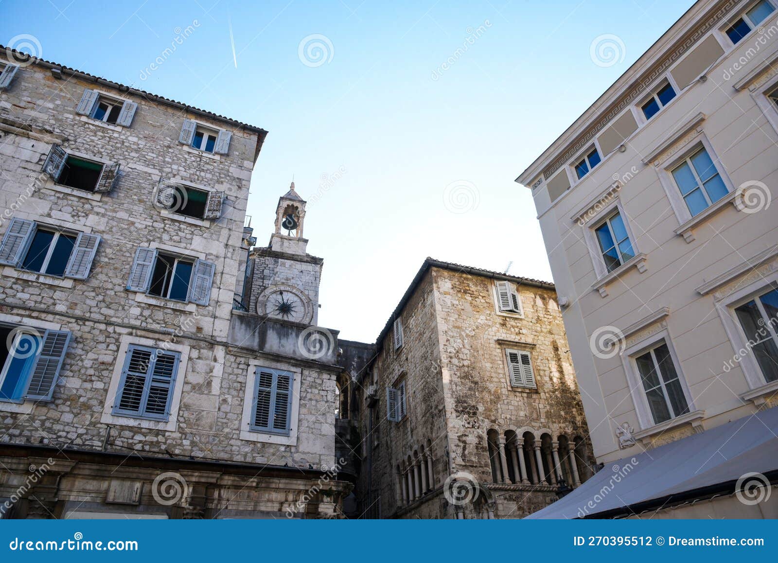 Split, Croatia. Elements of the Ancient Architecture of the City. Stock ...