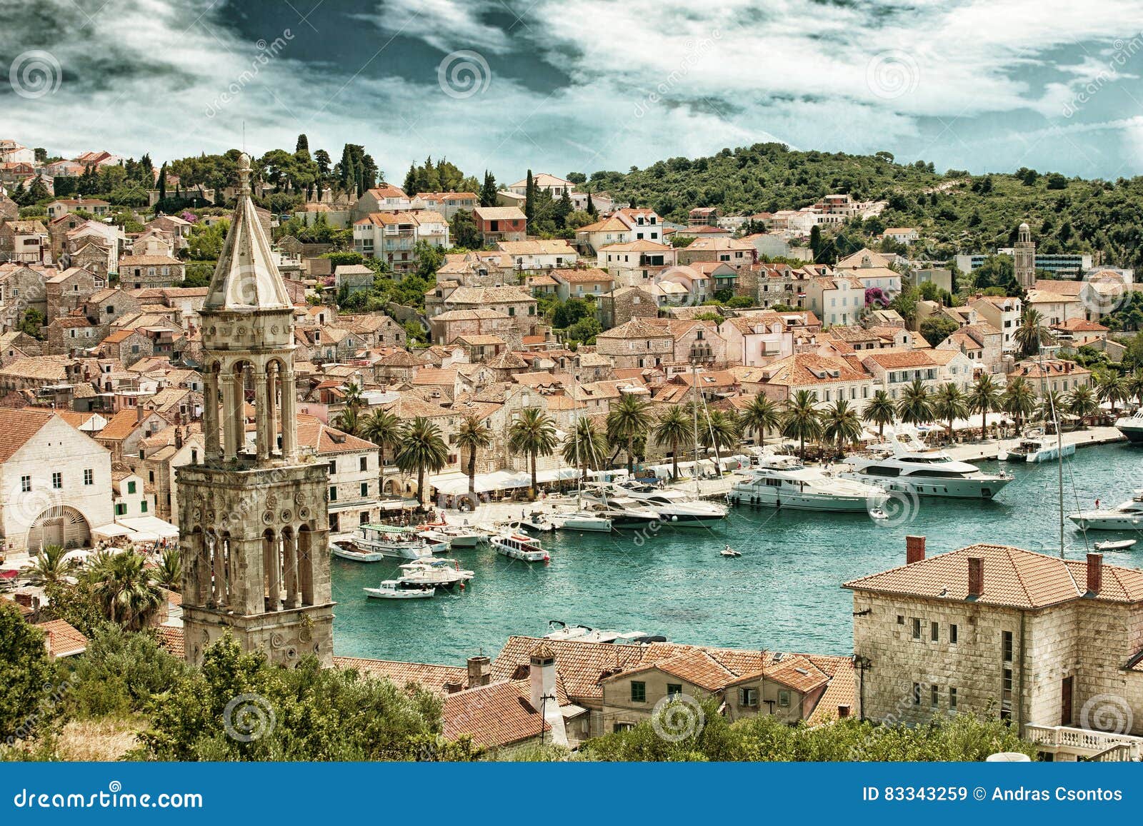 Split in Croatia HDR stock image. Image of croatia, panoramic - 83343259