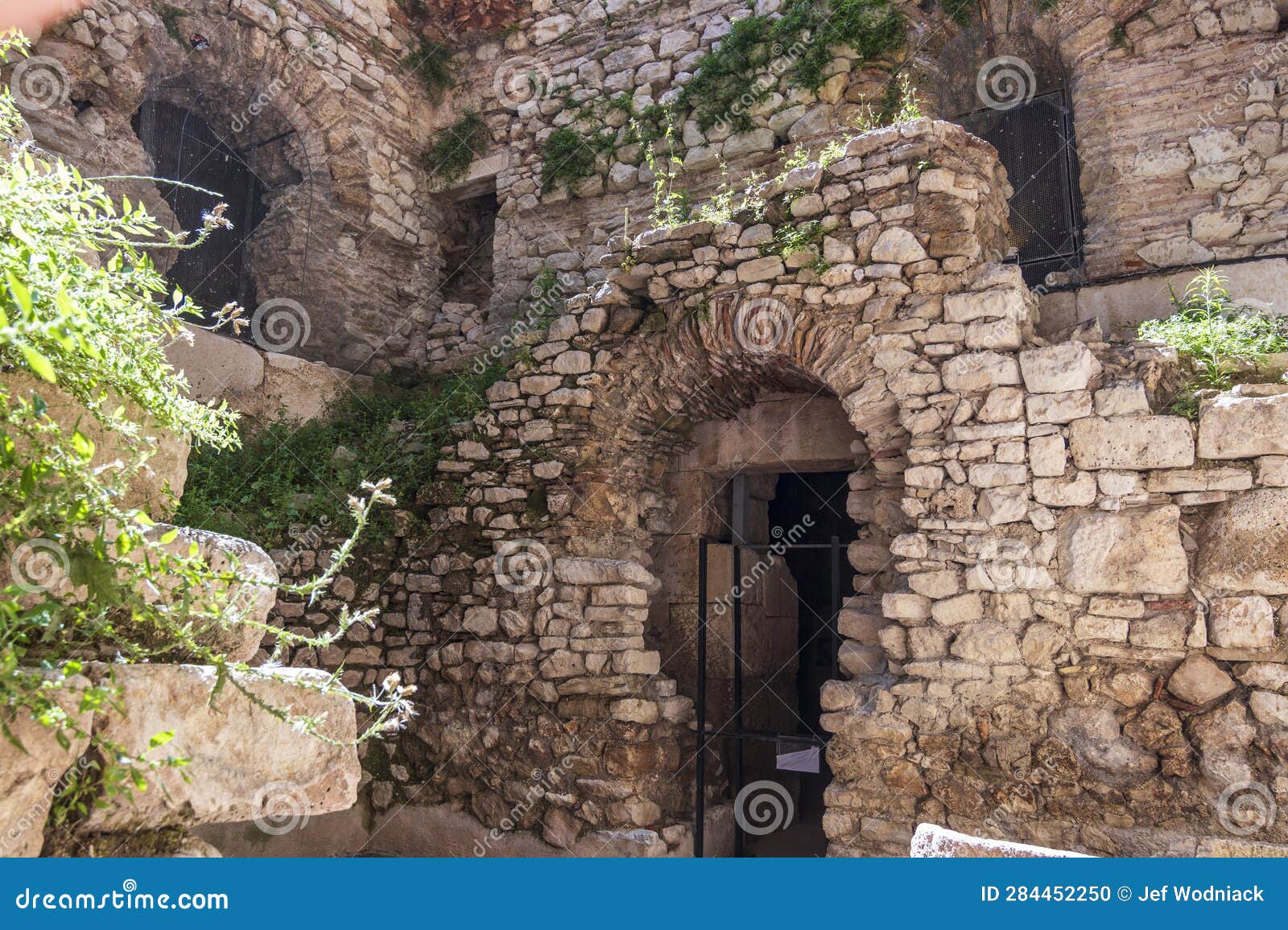 Historical Underground of Split in Croatia. Editorial Image - Image of ...