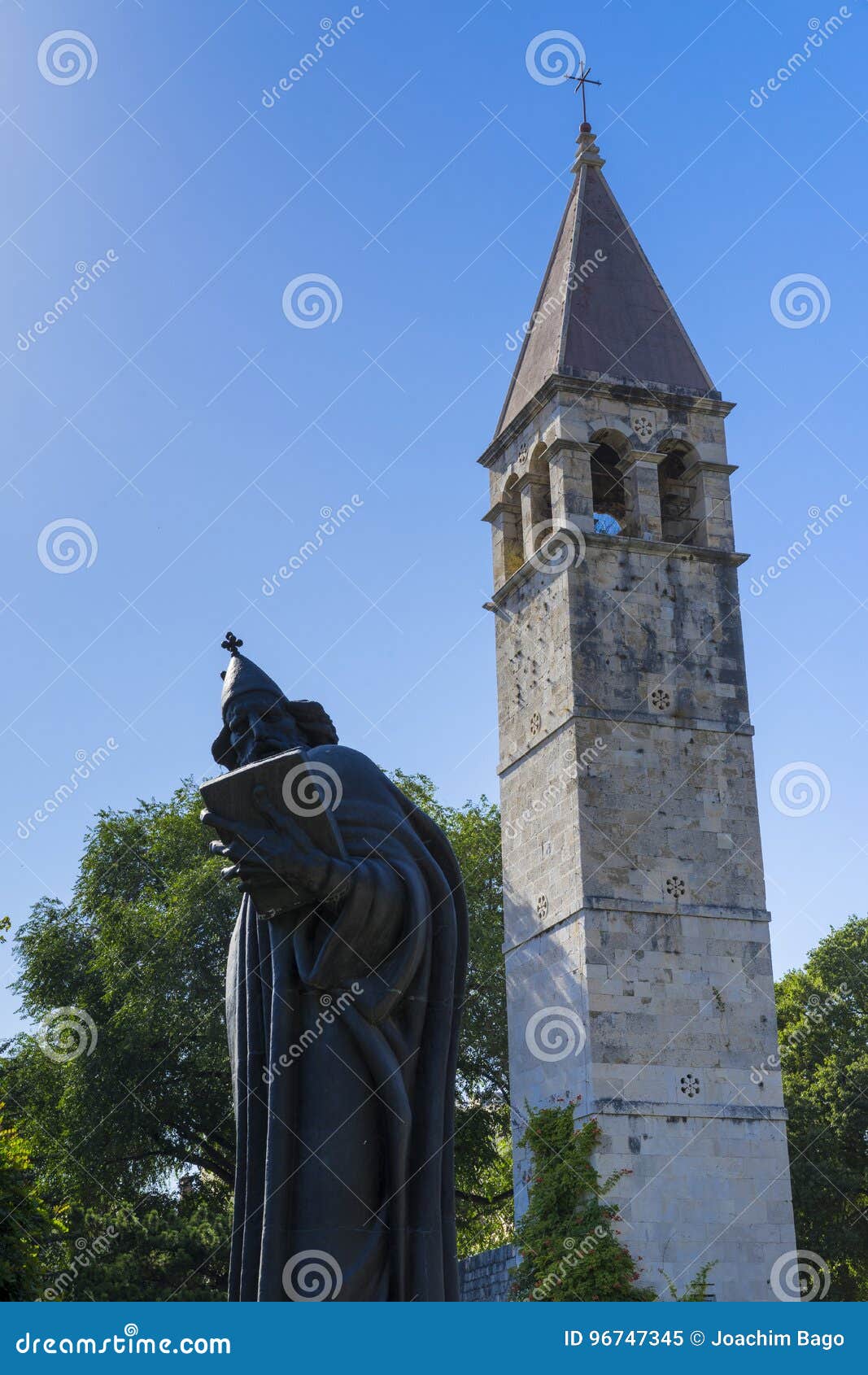Statue Of Gregory Of Nin In Split, Croatia Editorial Image ...