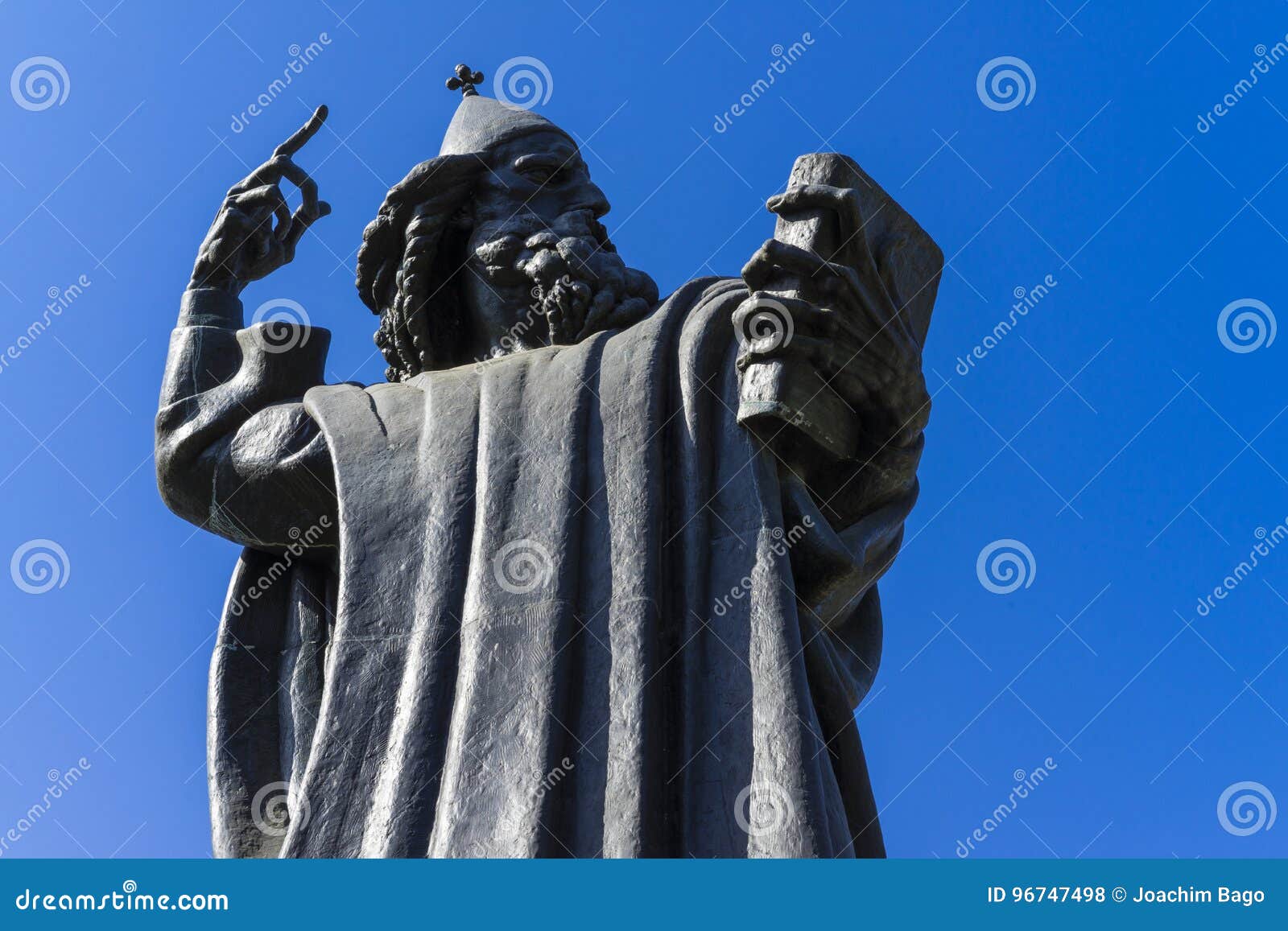 Split, Croatia - 21 July 2017, Statue Gregory of Nin Editorial Stock ...