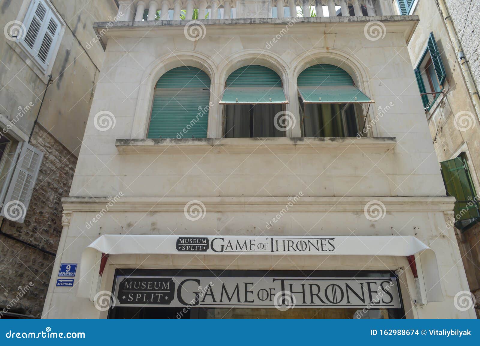 Museum and Souvenir Shop of Game of Thrones in Split Editorial Stock ...