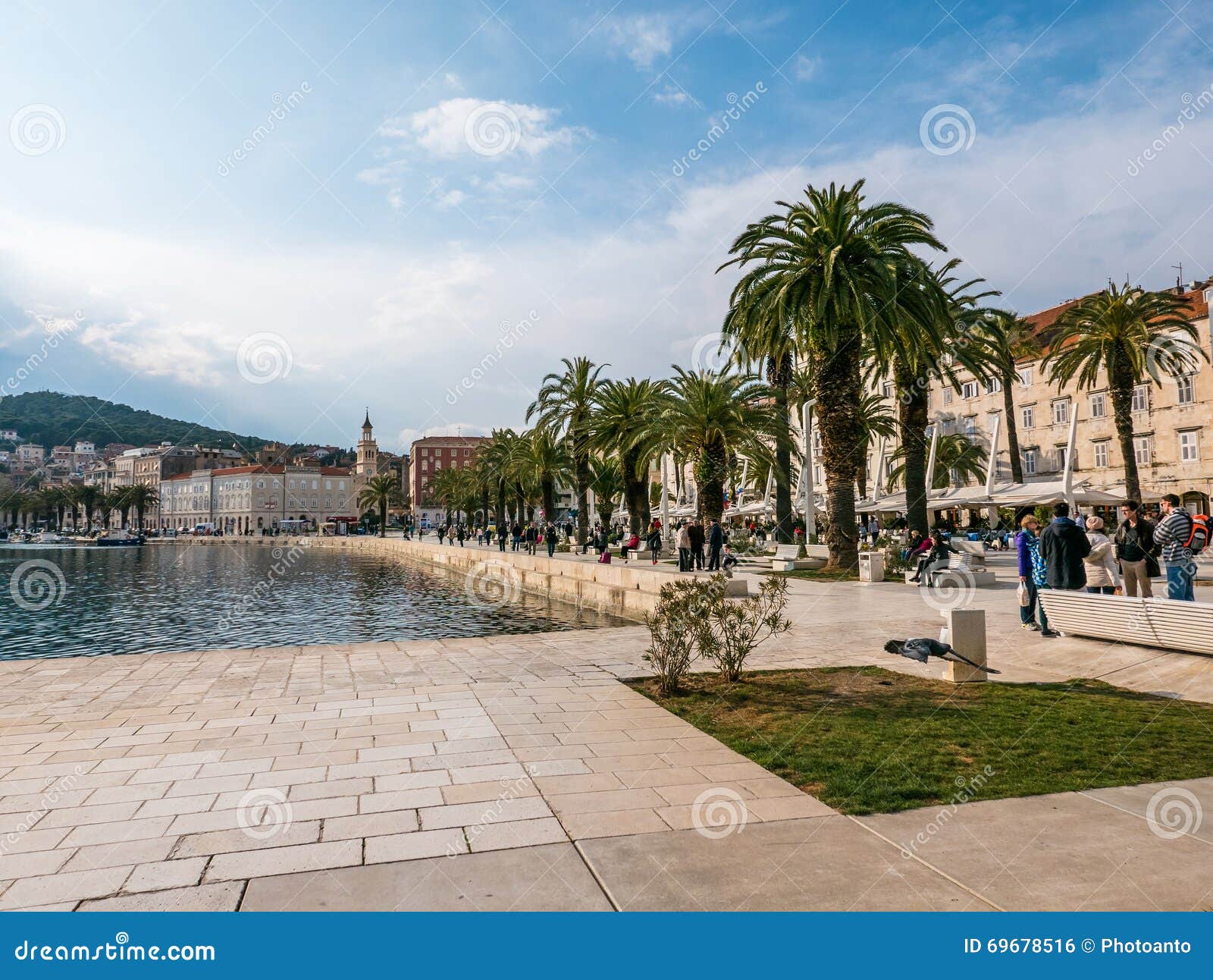Split, Croatia editorial photo. Image of adriatic, people - 69678516