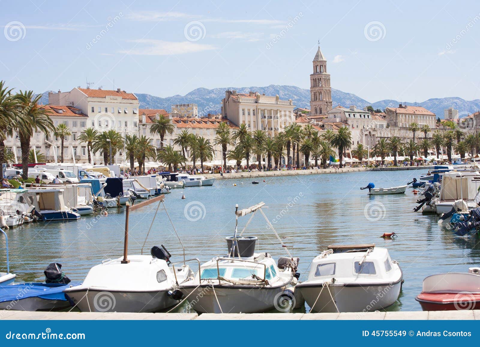 Split in Croatia stock image. Image of dome, church, resort - 45755549